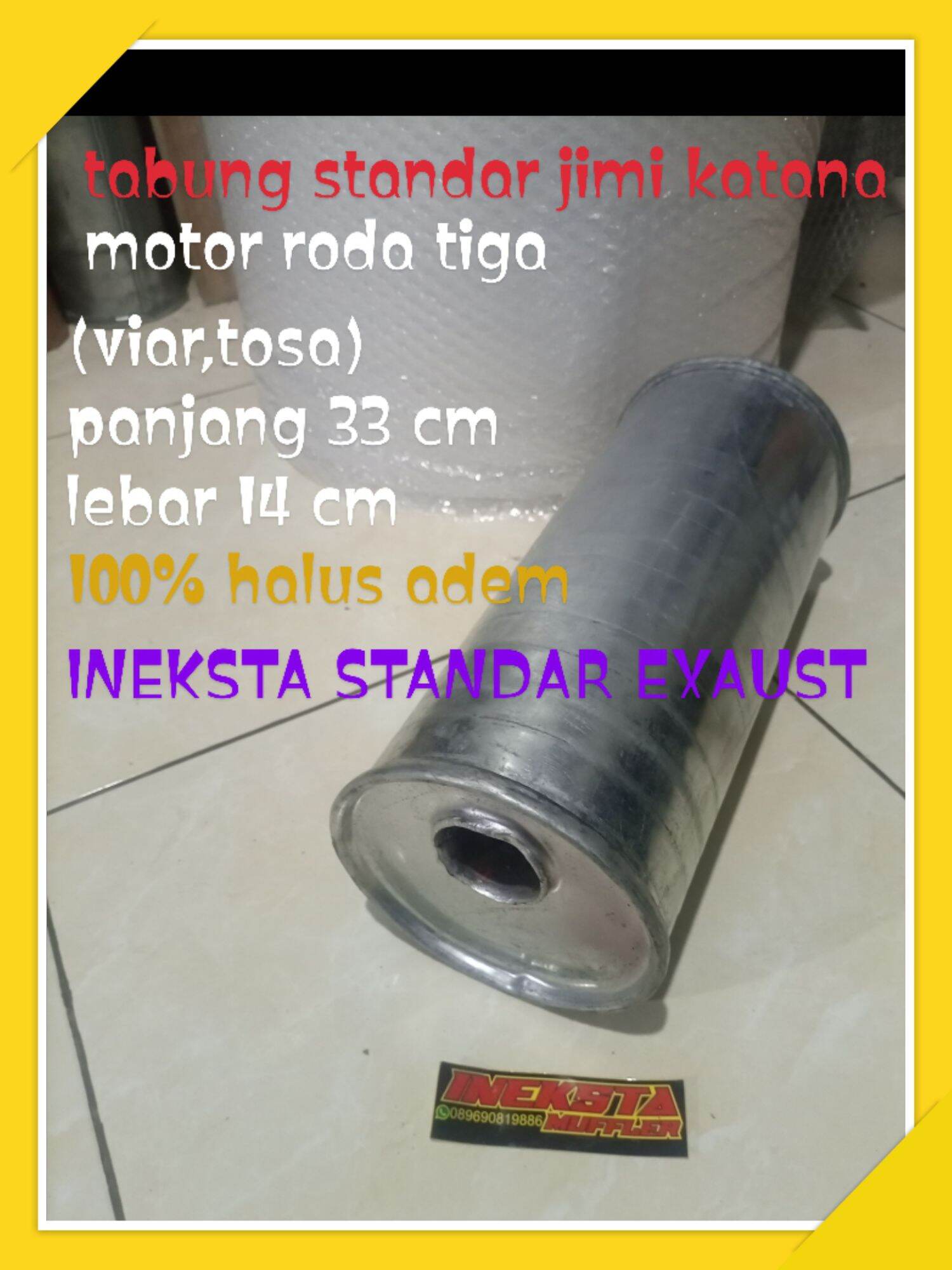 kenalpot standar/gendangan tengah mobil jimi katana,motor tosa fiar ...
