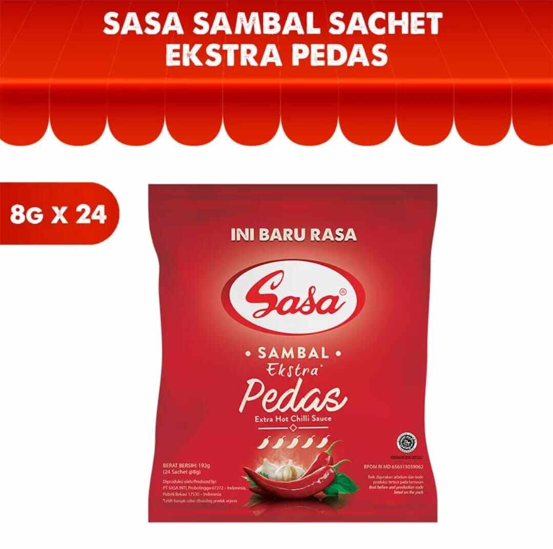 Sasa Saus Sambal Sachet 8g x 24 Pcs | Lazada Indonesia