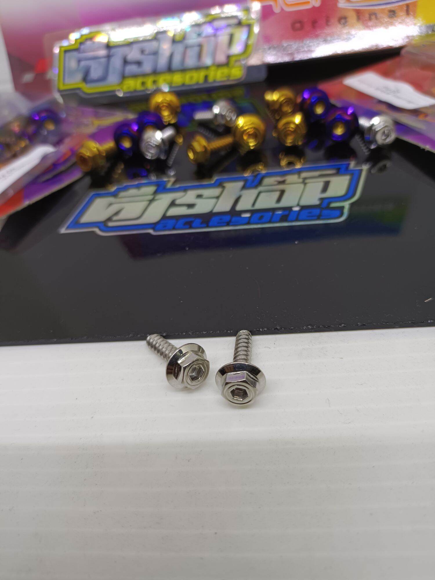 Baut probolt body honda yamaha stainless chrome 2 kunci harga satuan | Lazada Indonesia