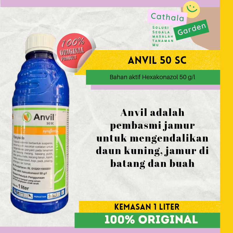 ANVIL 50 SC KEMASAN 1 LITER | FUNGISIDA PEMBASMI JAMUR SEMUA TANAMAN ...
