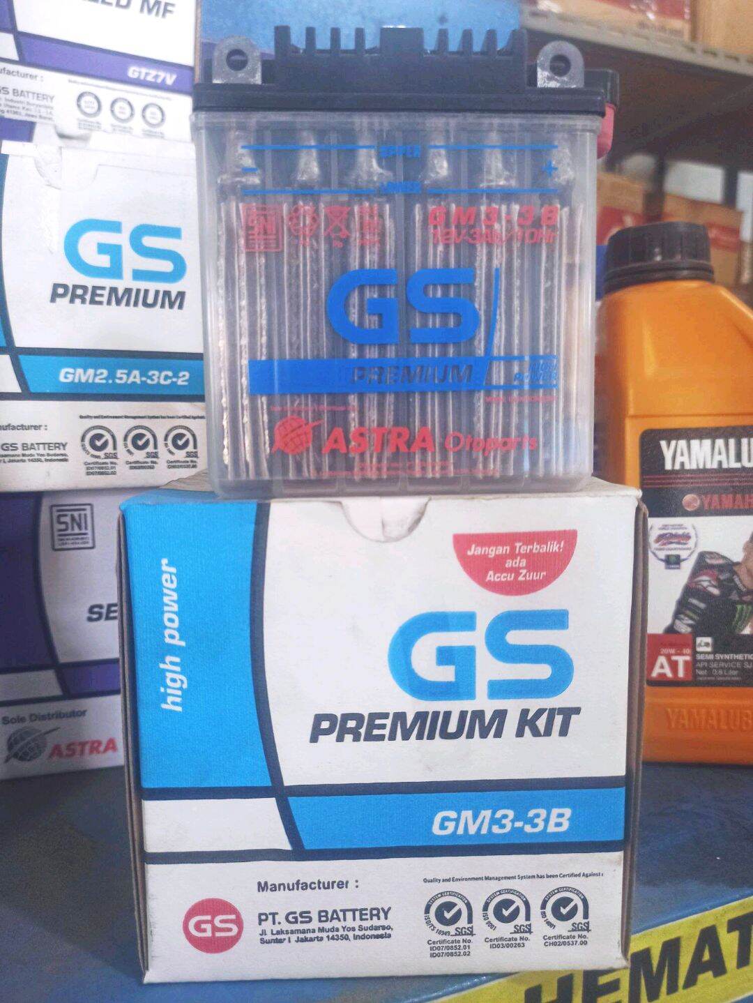 AKI GS ASTRA ORI RX-KING SATRIA 2T NINJA 2T HONDA NSR GM3-3B KHUSUS ...