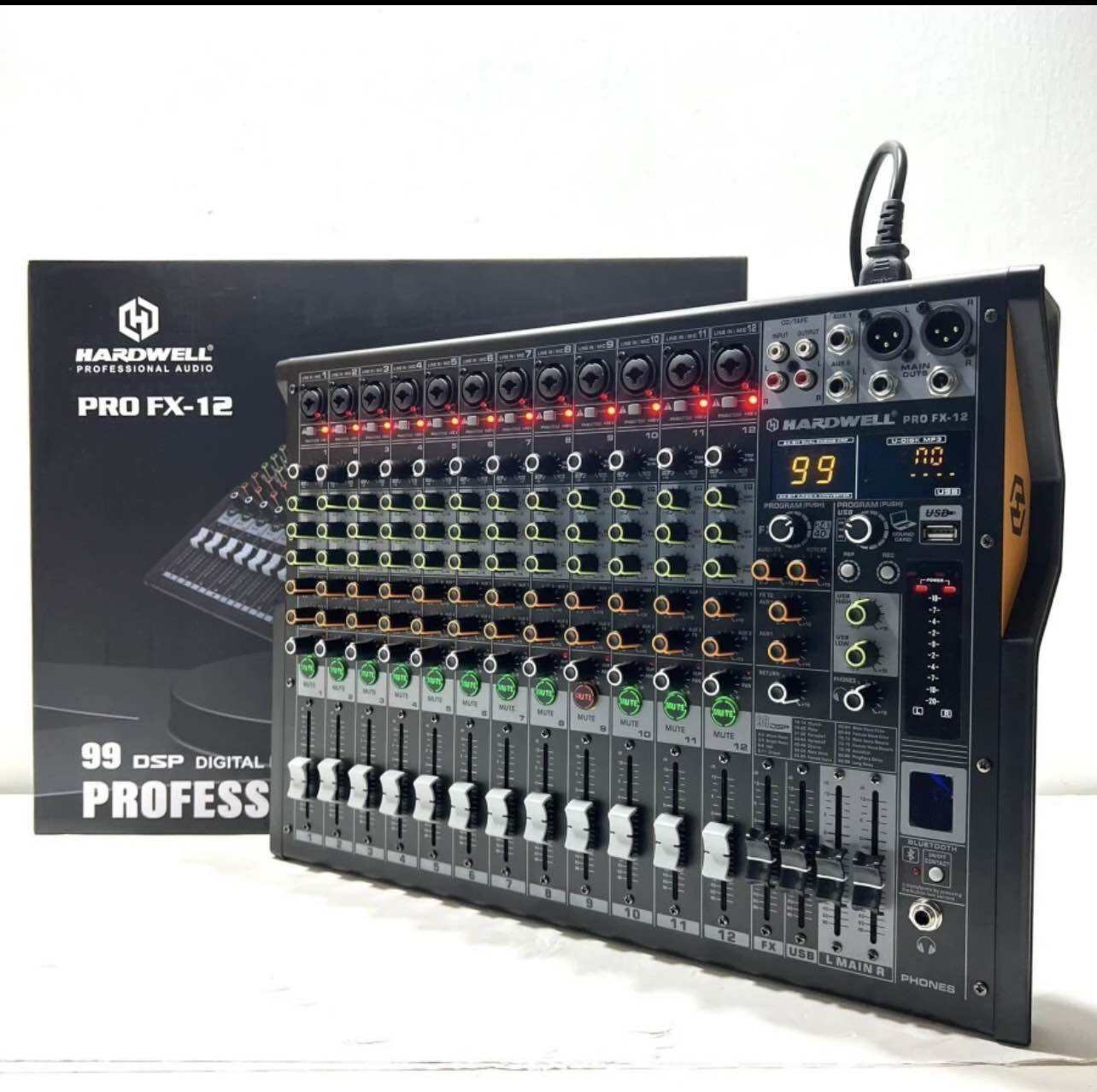 MIXER AUDIO HARDWELL PRO FX 12 (12 channel) ORIGINAL MIXER HARDWELL PRO ...