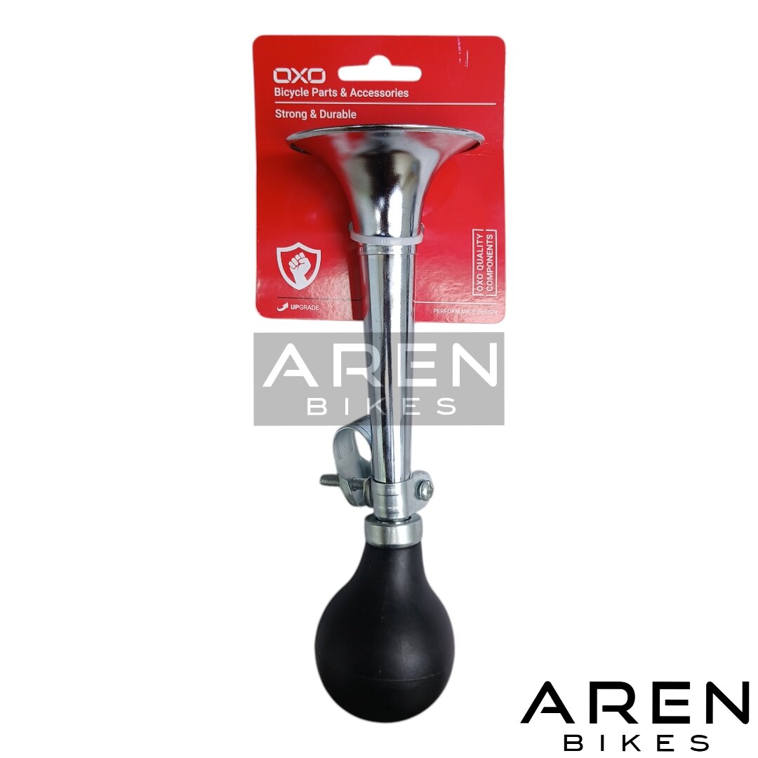 BEL TEROMPET SEPEDA OXO HR10 HITAM KROM CHROME ONTEL ONTHEL KLASIK ...