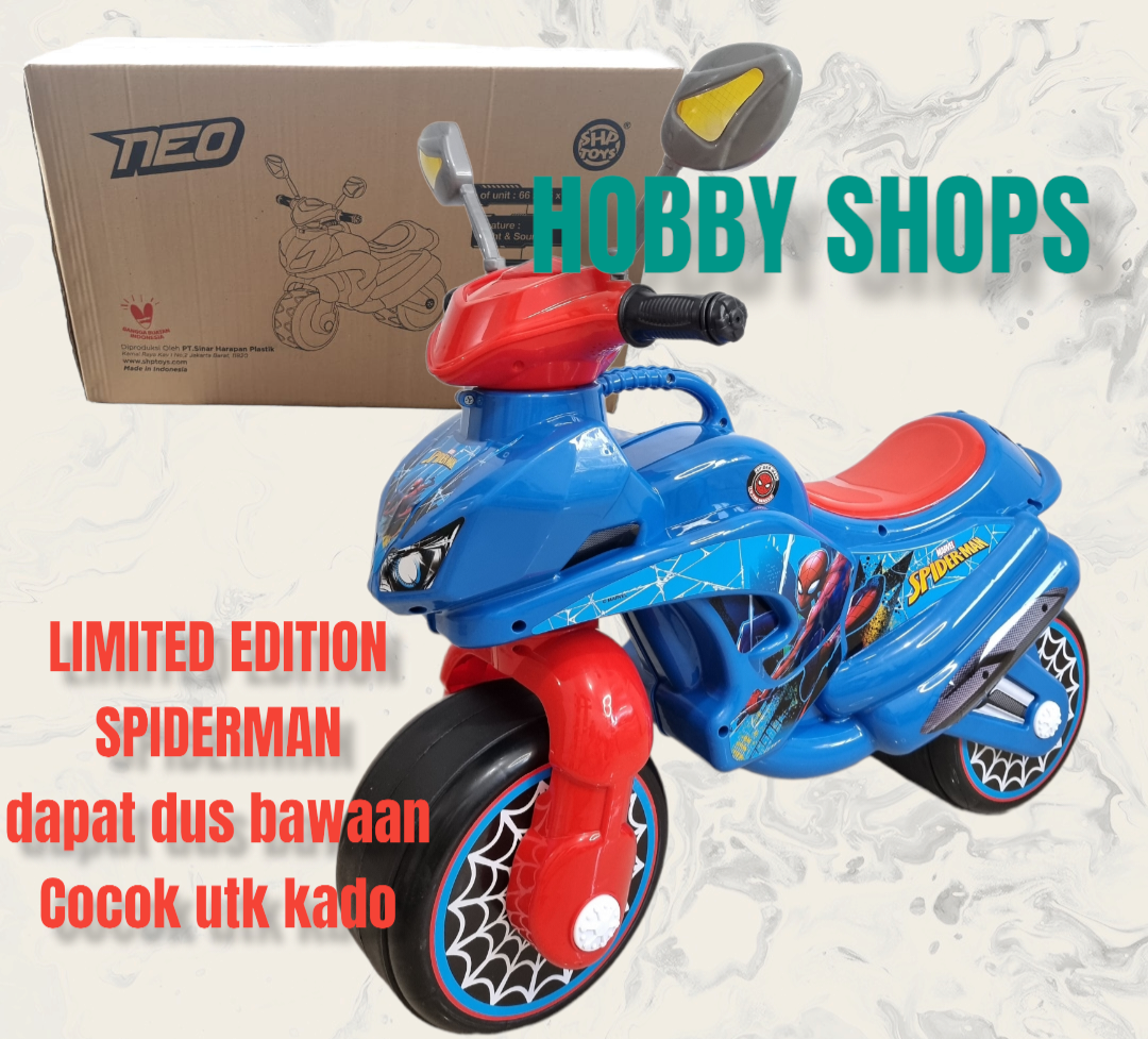 shp neo spiderman motor balap anak spiderman shp - motor balap limited ...