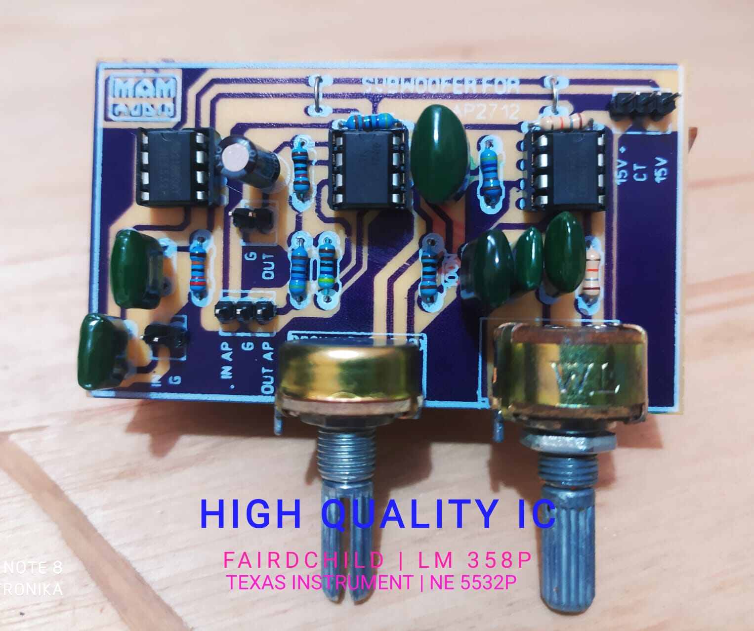 Filter Subwoofer Plus Frekuensi Kontrol Bisa Ditambahan Untuk Kit Audio ...