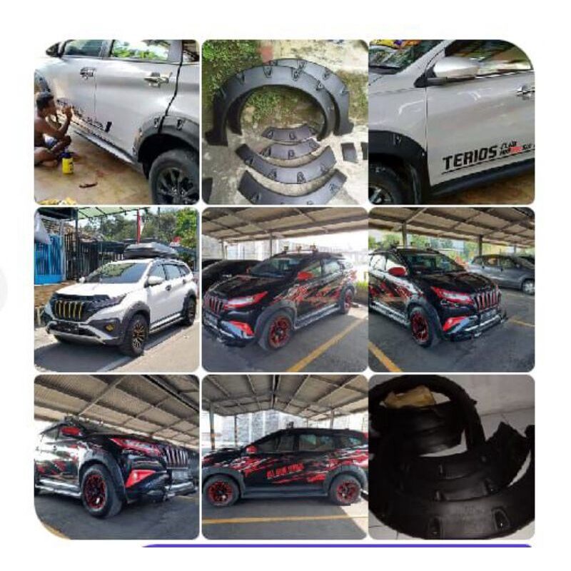 OVER FENDER RUSH TERIOS NEW MODEL MONSTER VARIASI BAUT L TAHUN 2017 ...