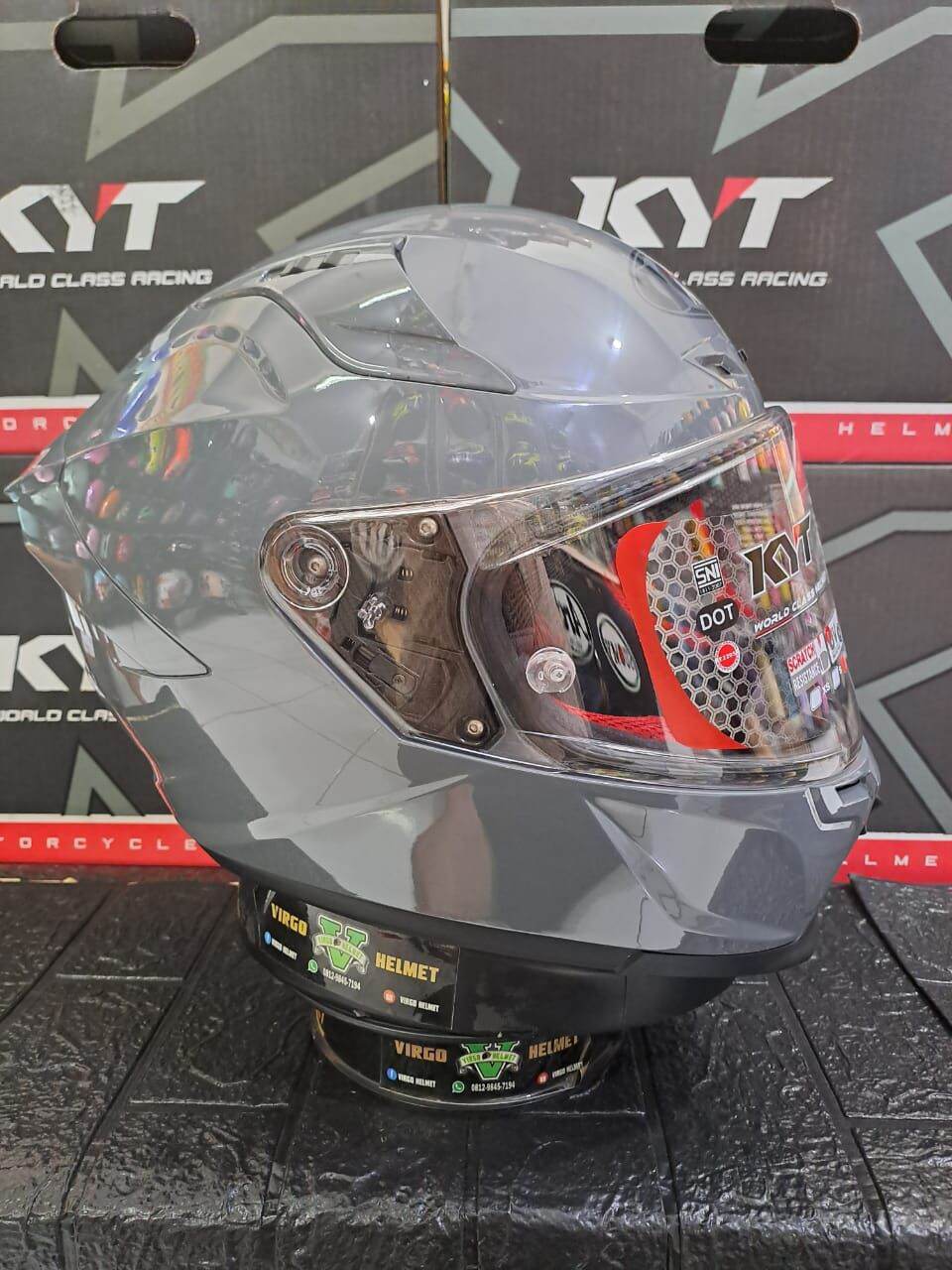 HELM KYT STRIKER FULLFACE SOLID ORIGINAL KYT | Lazada Indonesia
