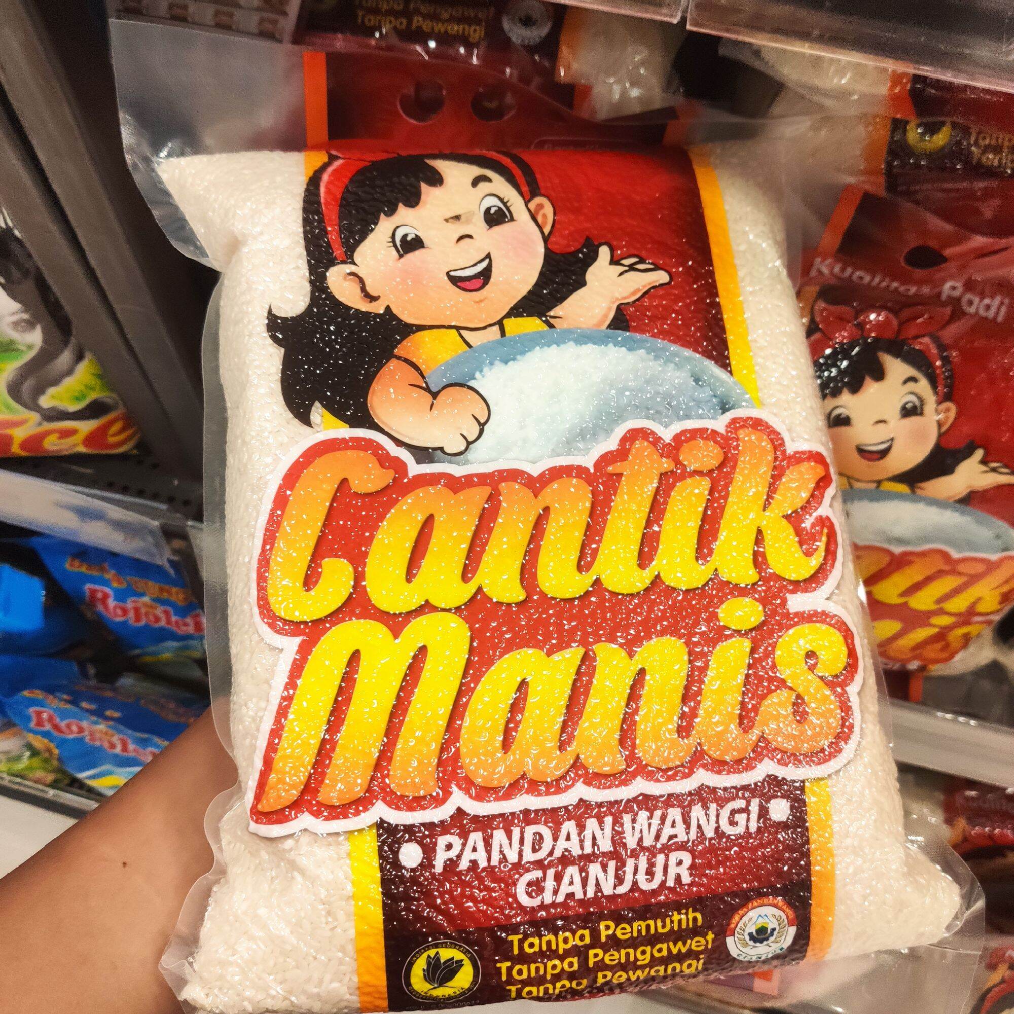 Beras Cantik Manis 5Kg Pandan Wangi Cianjur / Cantik Manis Kaya Kamu ...