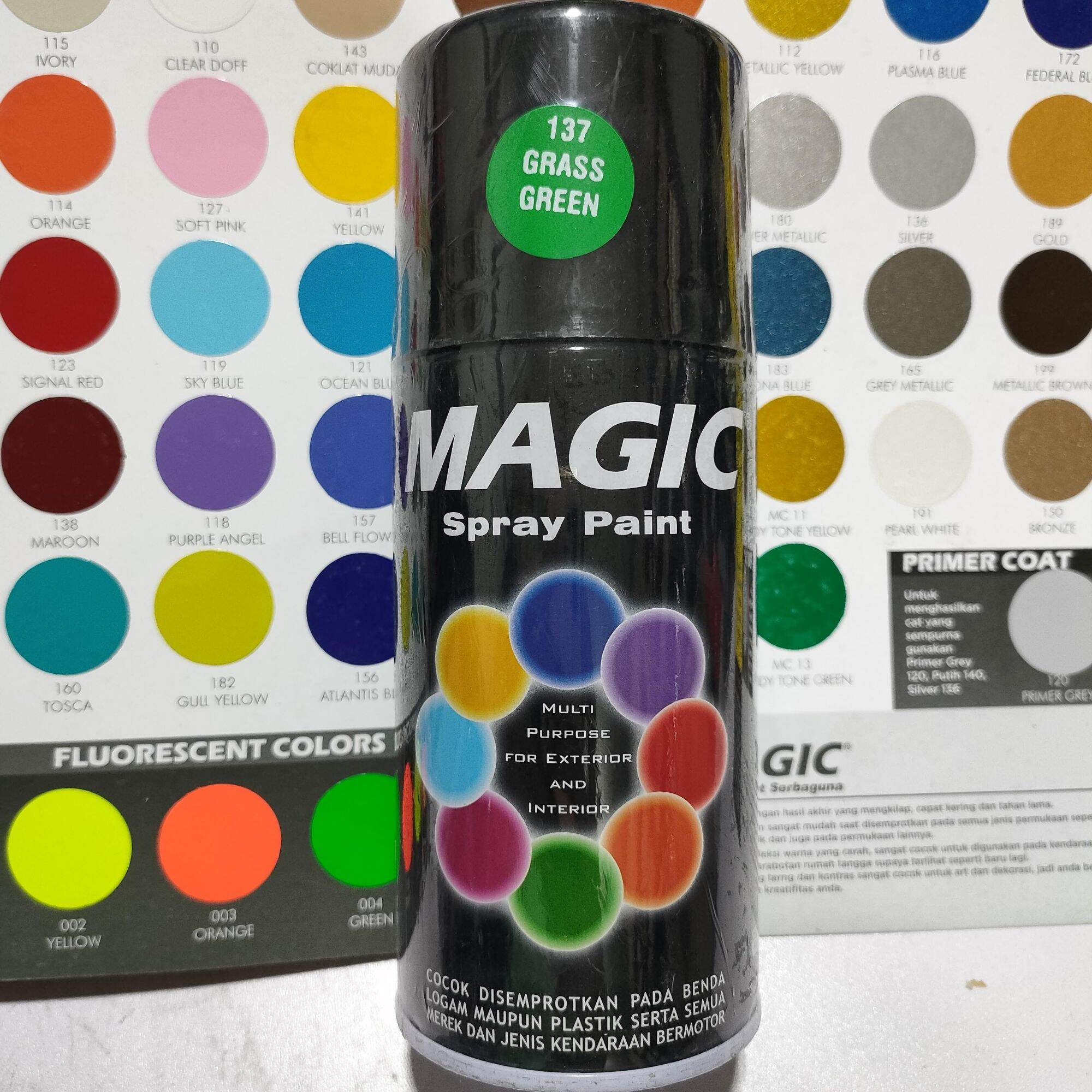 Cat Semprot Pilox Pilok Magic Spray Paint 300cc Ready Berbagai Warna ...
