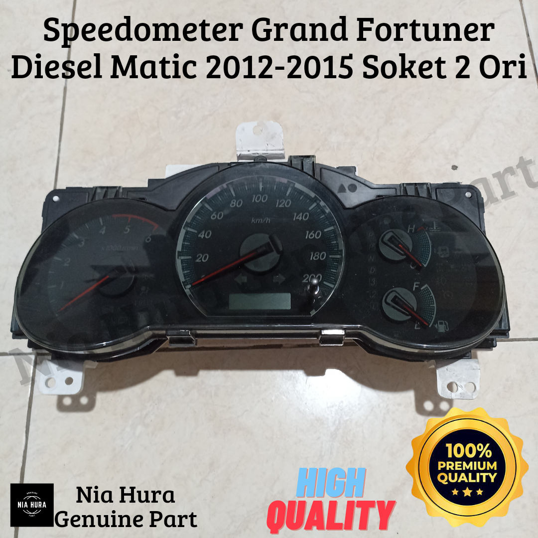 Speedometer Grand Fortuner Diesel Matic 2012-2015 Soket 2 Ori | Lazada ...