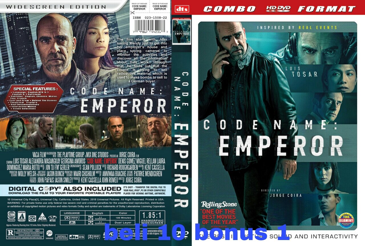 Kaset Dvd Film Action 2022: CODE NAME EMPEROR | Lazada Indonesia