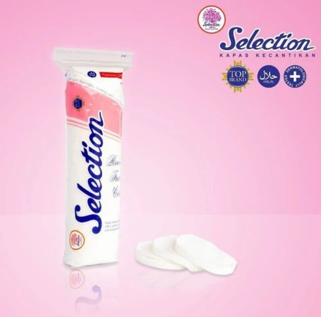 kapas selection round oval kapas wajah bulat 80 pcs | Lazada Indonesia