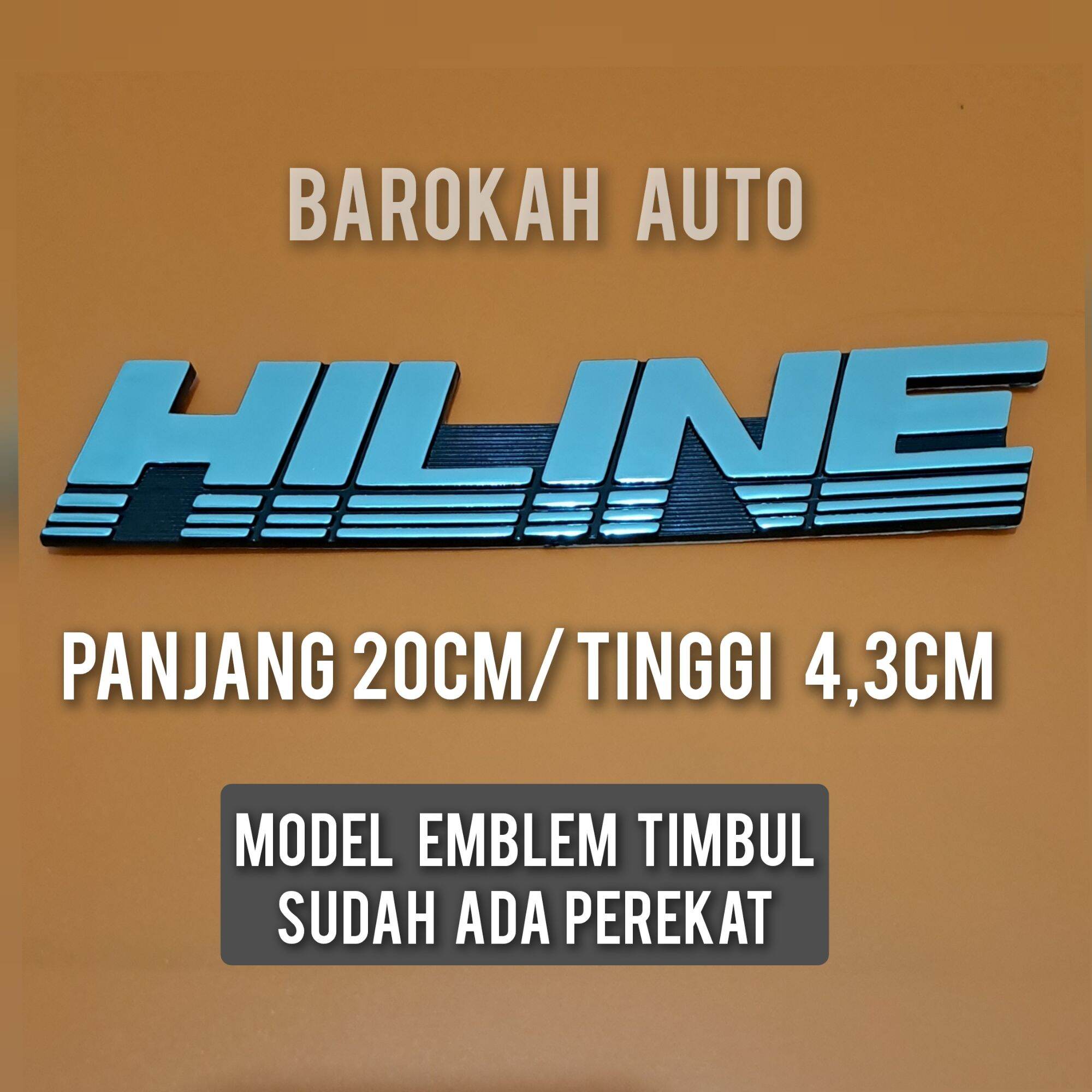 hiline logo mobil tulisan emblem hiline | Lazada Indonesia