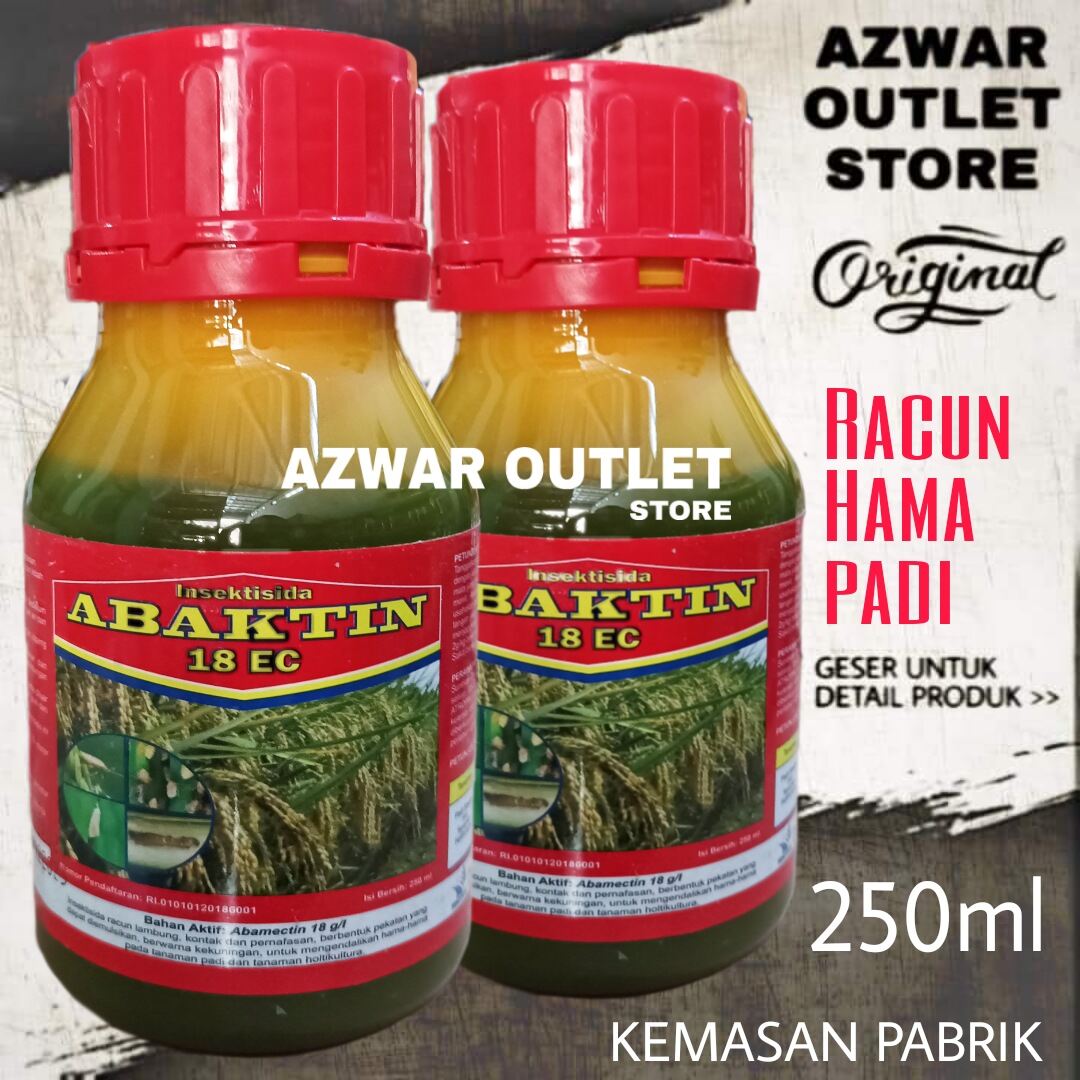 insektisida ABAKTIN 250ml | racun hama wereng sundep, beluk untuk ...