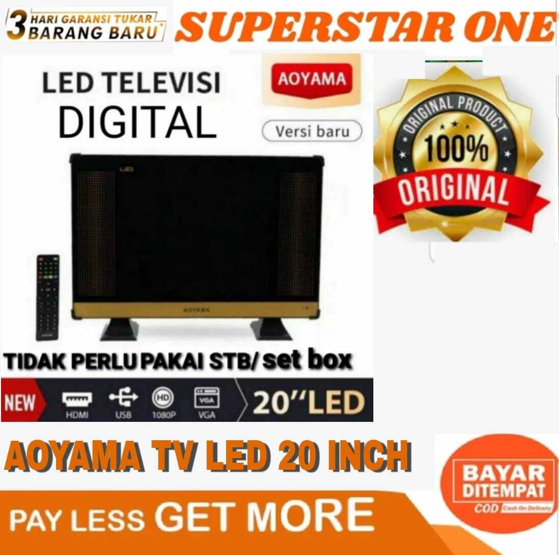 TV Led Digital Aoyama 20 inch USB Movie HDMI | Lazada Indonesia