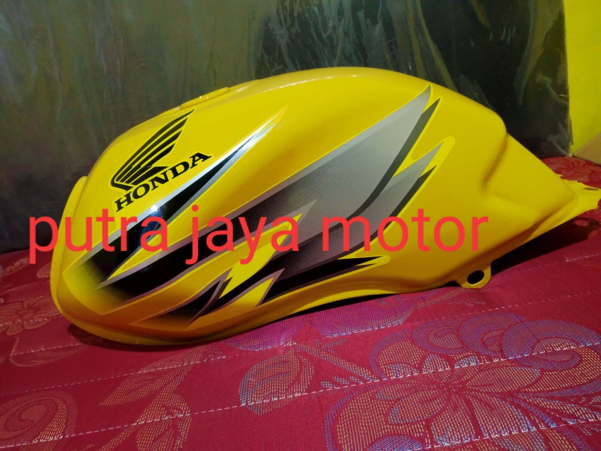 tangki Megapro Primus Megapro new tahun 2008 set stiker warna kuning ...