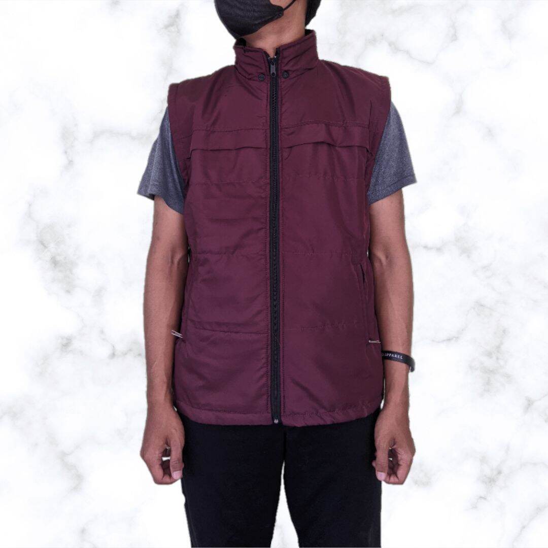 Jaket Rompi Polos Tebal / Jaket Rompi Murah Size Dewasa / Jaket Rompi ...