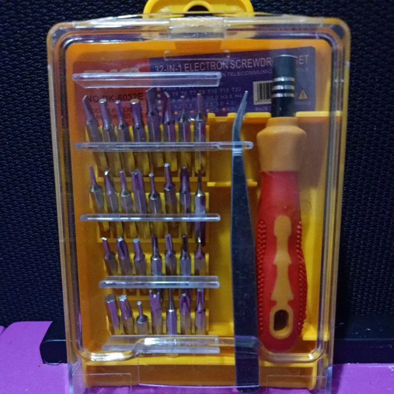 Obeng Set 32 IN 1 + Pinset Model Kotak Multifungsi | Lazada Indonesia