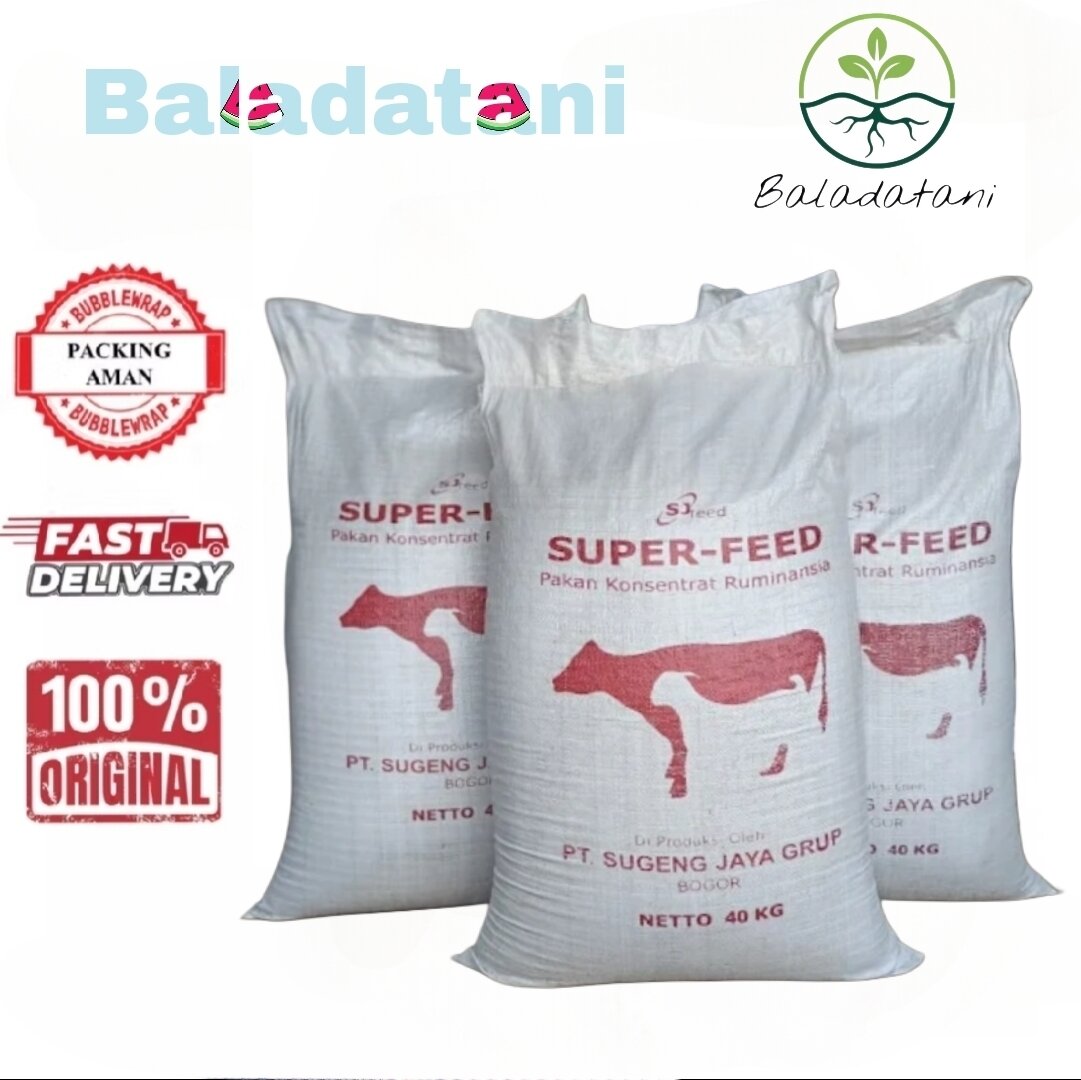 Superfeed PAKAN TERNAK SAPI KOSENTRAT SUPERFEED perkarung Kemasan 40kg ...