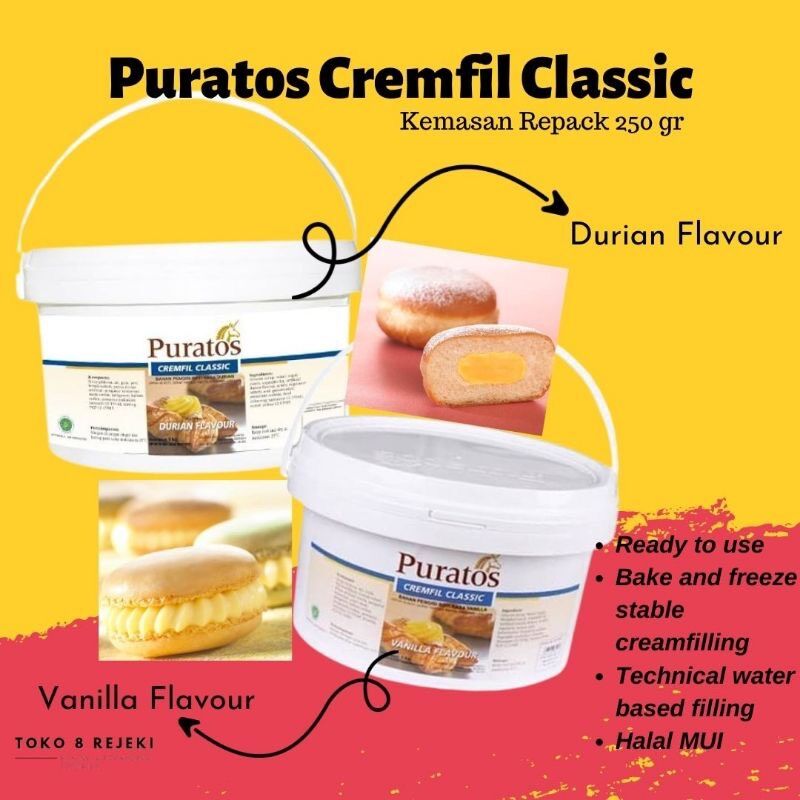 PURATOS CREMFILL CLASSIC / SELAI PURATOS 250 gr | Lazada Indonesia