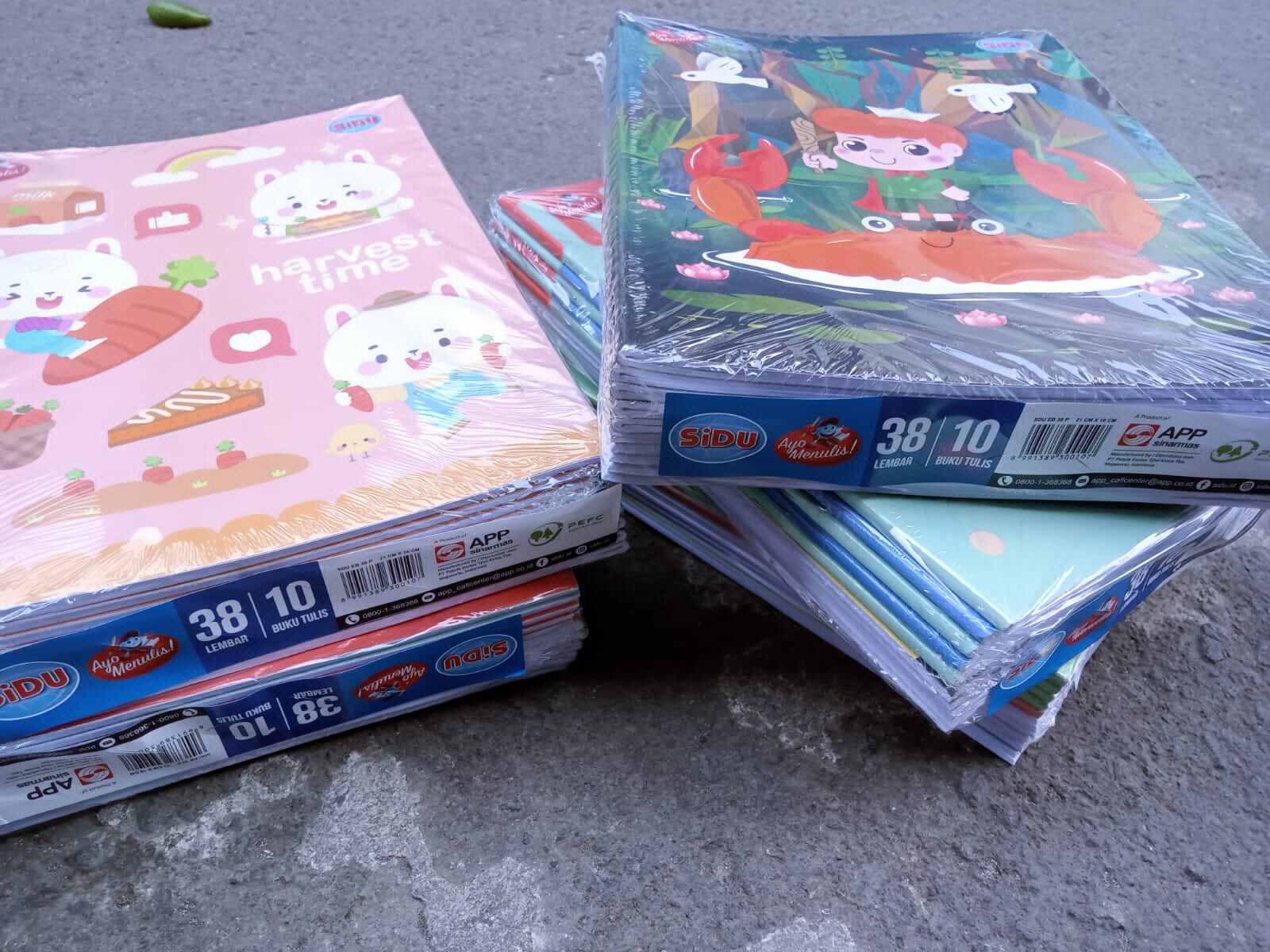 1 pack(10 buah) buku tulis sidu/buku tulis sidu isi 38 lembar | Lazada ...