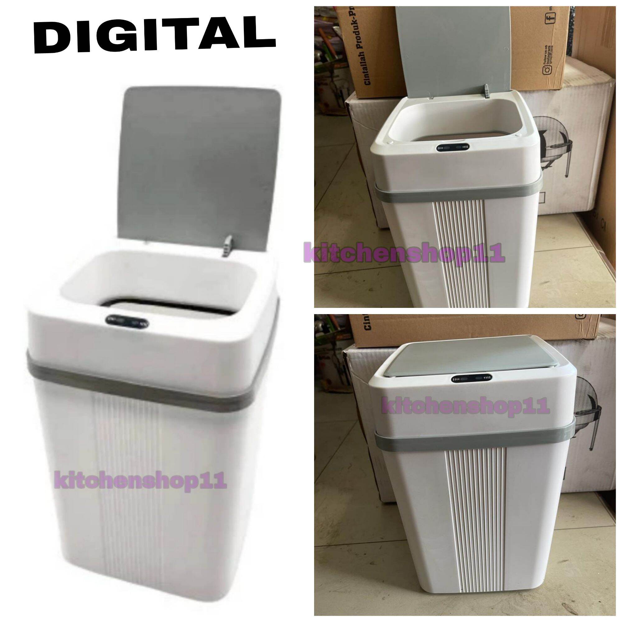 dustbin digital 5liter / tempat sampah digital otomatis sensor 5 liter ...