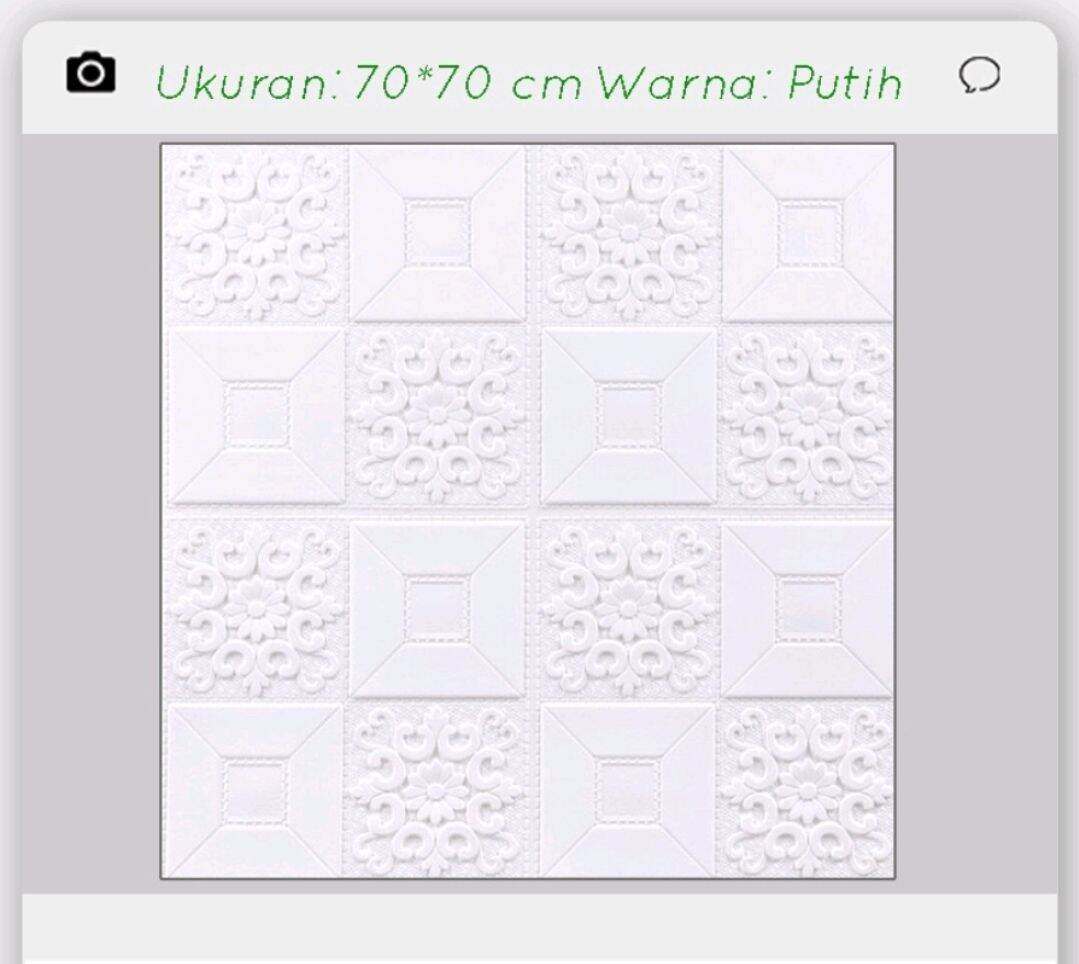 Wallpaper stiker motif batik ukuran 70x70cm ketebalan 3mm | Lazada ...