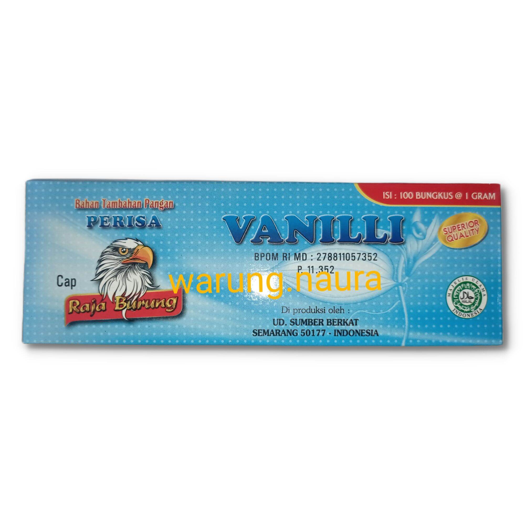 Vanili 1 dus isi 100 sachet | Lazada Indonesia