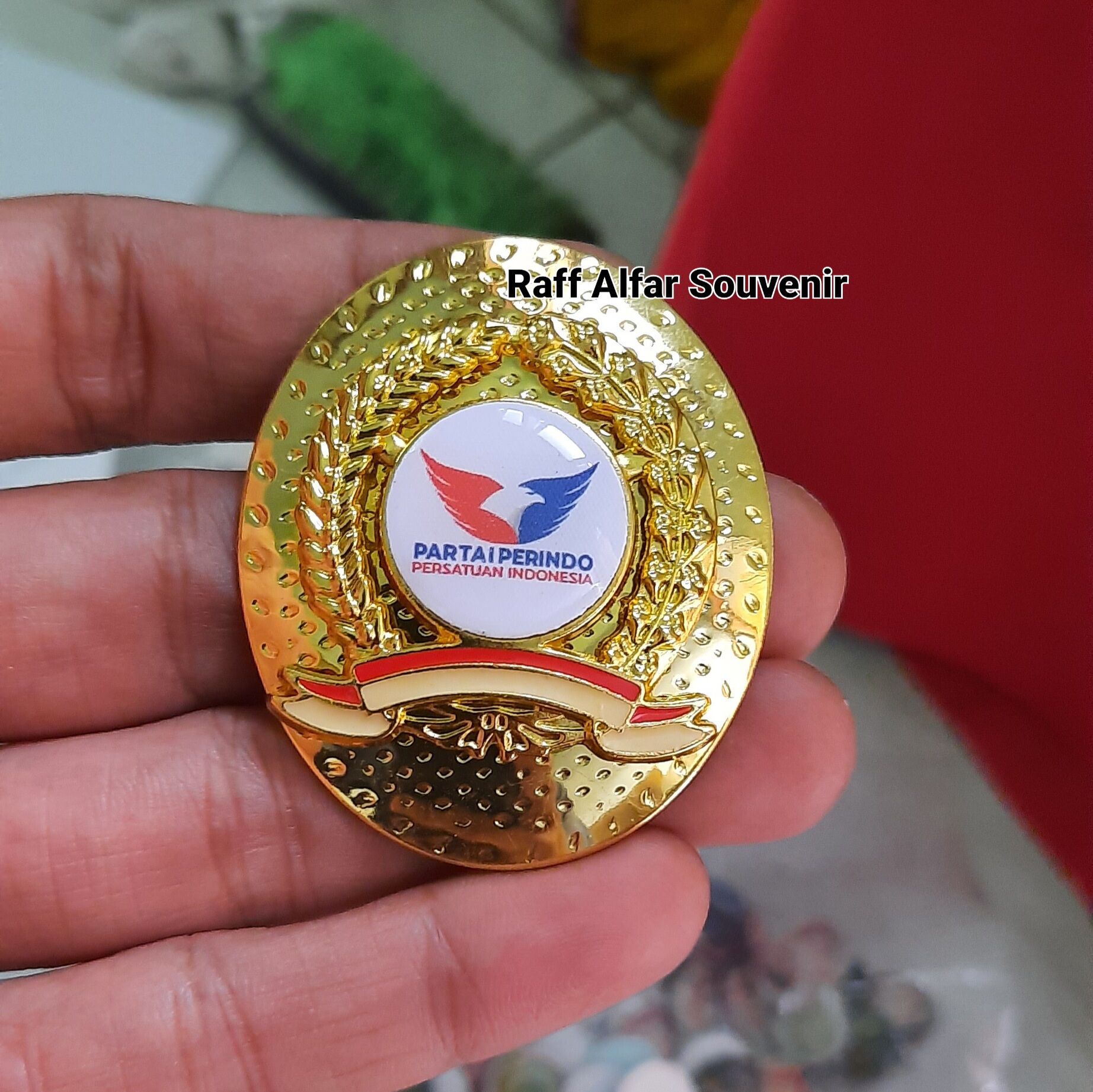 PIN PARTAI PERINDO MODEL PIN OVAL MAGNET | Lazada Indonesia