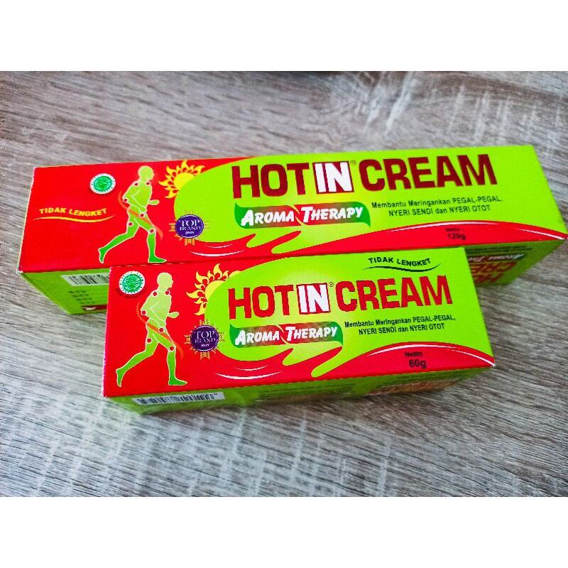Hot In Cream Nyeri Otot Ukuran Besar 120 gr Kecil 60 gr all varian ...