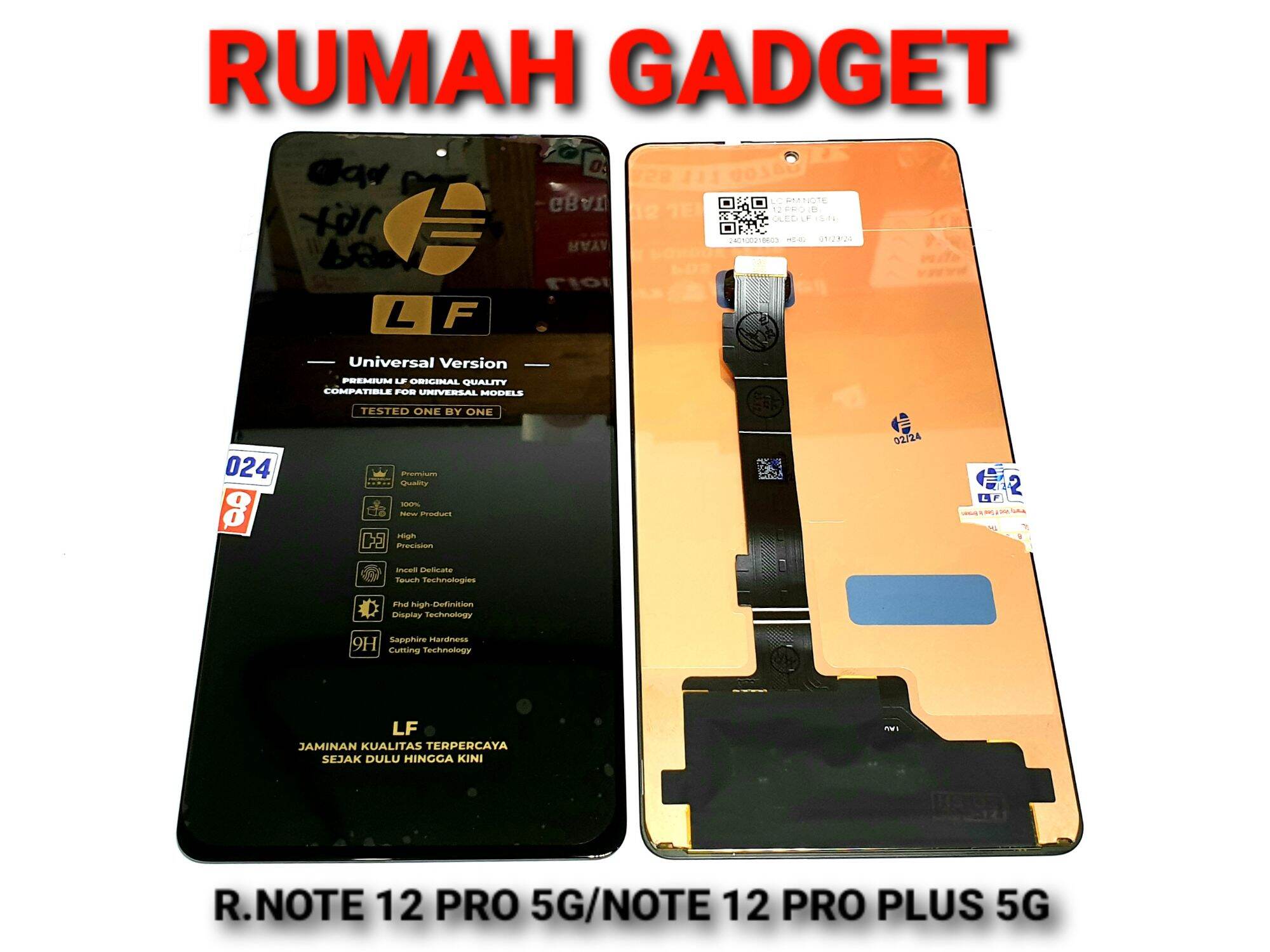 LCD REDMI NOTE 12 PRO 5G/NOTE 12 PRO PLUS 5G FULLSET TOUCHSCREEN INCELL/OLED | Lazada Indonesia