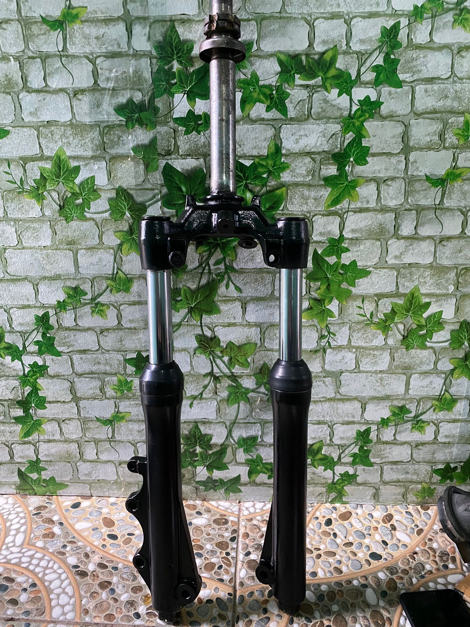 Skok shockbreker depan set segitiga T yamaha fiz,fiz r,foswan,sigma ...