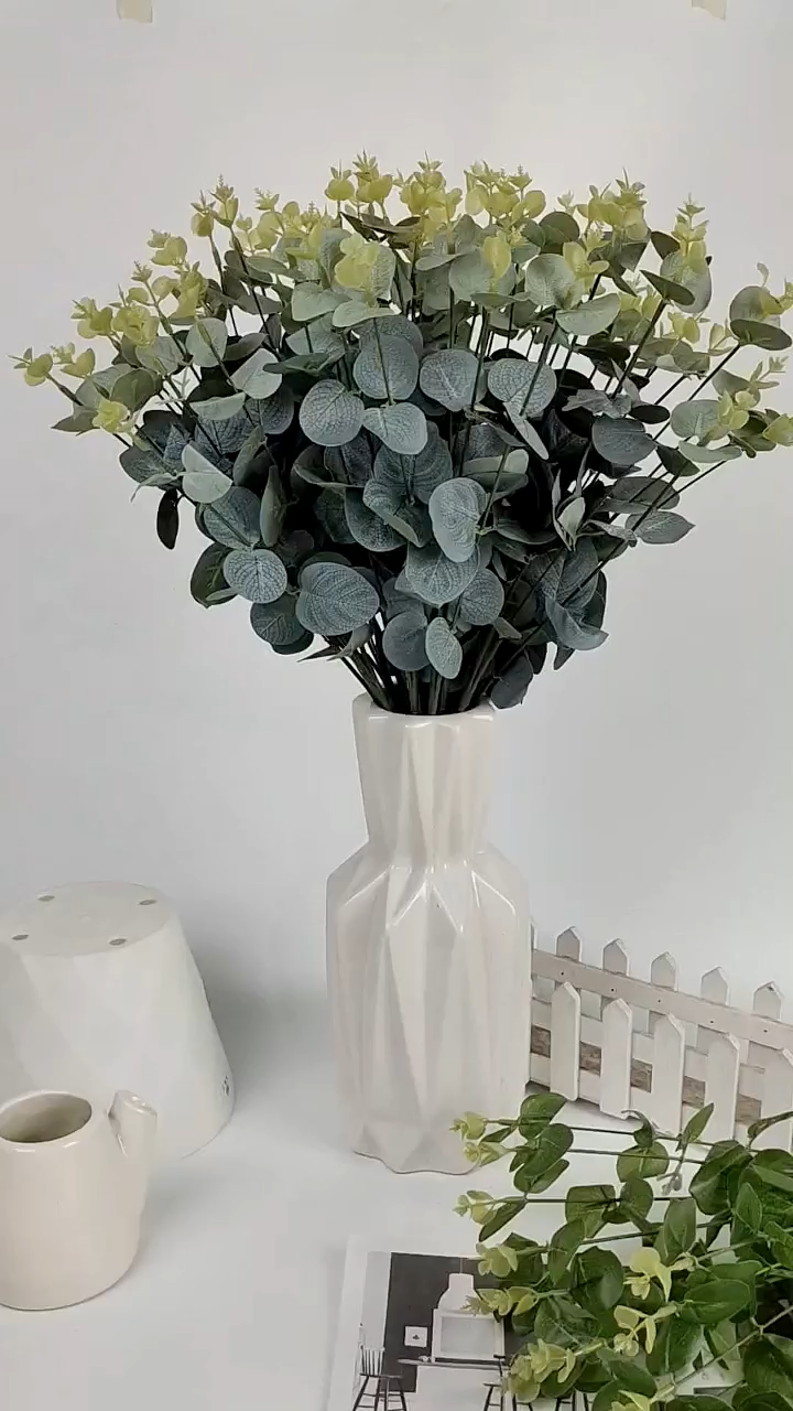 Daun Dollar Cabang 16 Tiruan Artificial Daun Ekaliptus - Daun Bunga ...