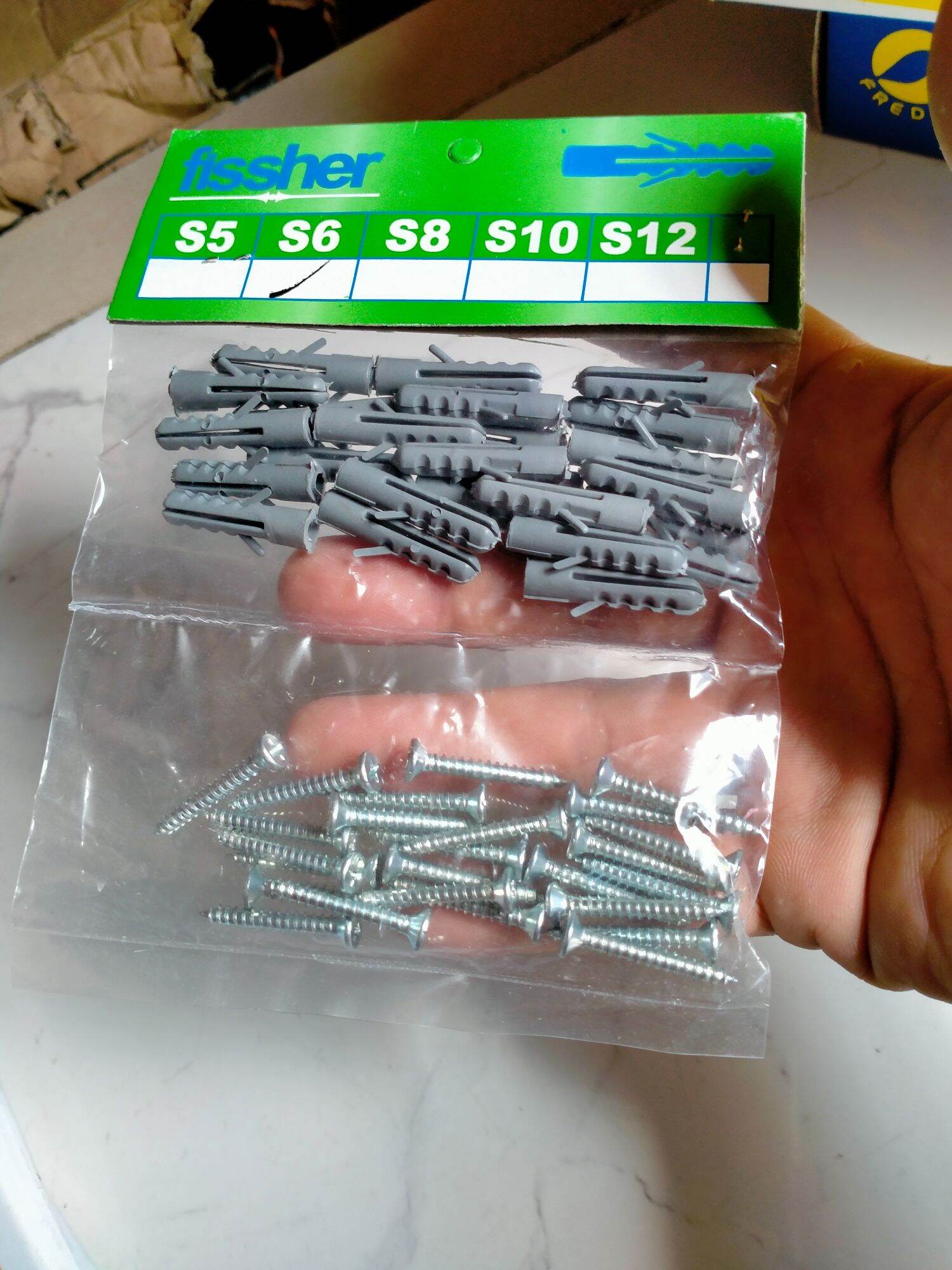 fiser set s 6 fastener + sekrup s 6 piser viser s6 | Lazada Indonesia