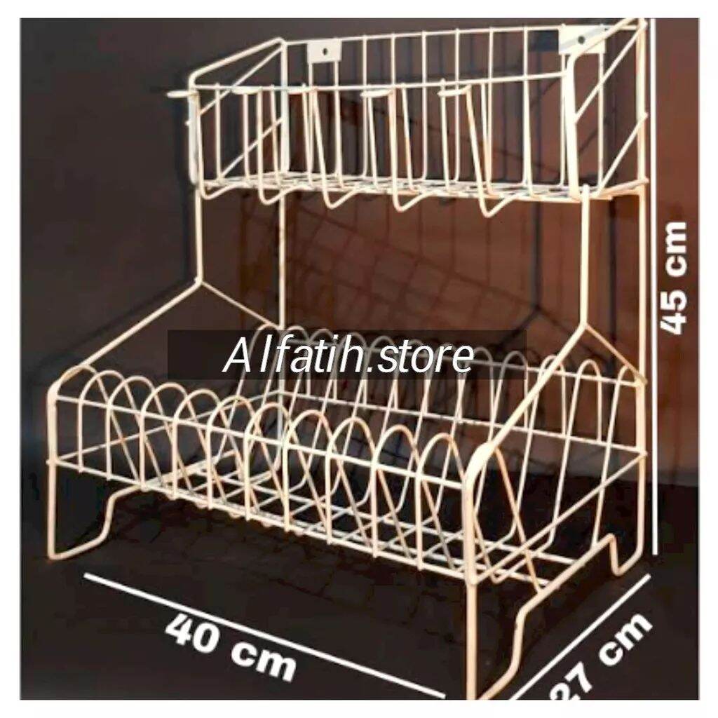 Rak Piring Anti Karat/ Rak Piring susun 2 dan susun 3/ Rak Piring RPL ...