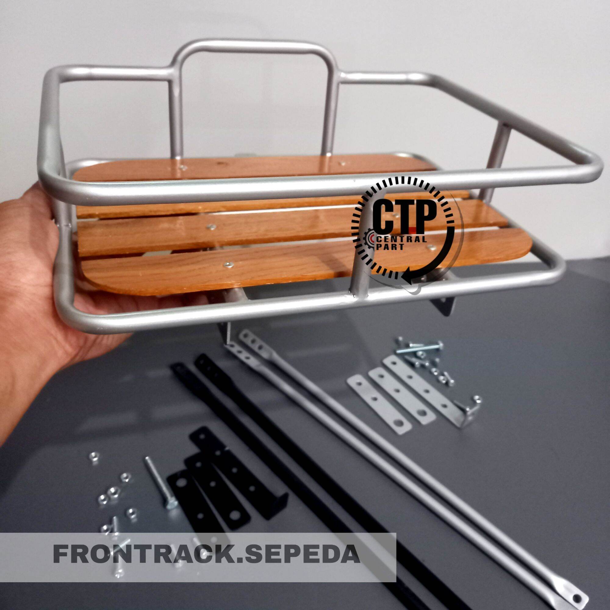 FRONT RACK KERANJANG RAK DEPAN SEPEDA Fixie Jadul Seli MTB Minion Lipat ...