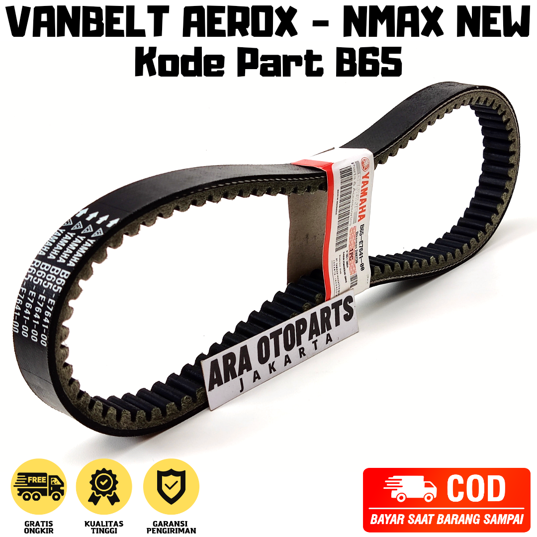 Vanbelt Aerox 155 - Nmax New Kode B65 / Vbelt Yamaha Nmax New | Lazada ...