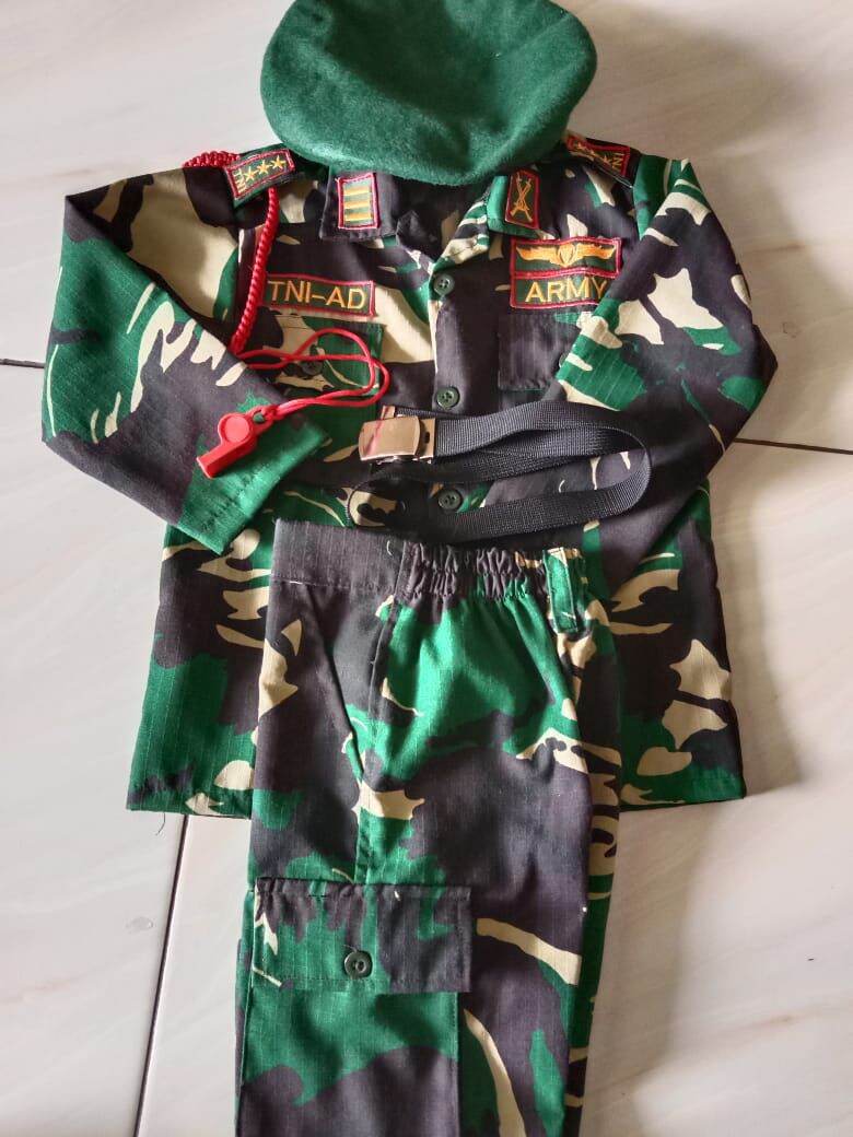 SERAGAM PROFESI TNI AD ANAK PAUD/TK | Lazada Indonesia