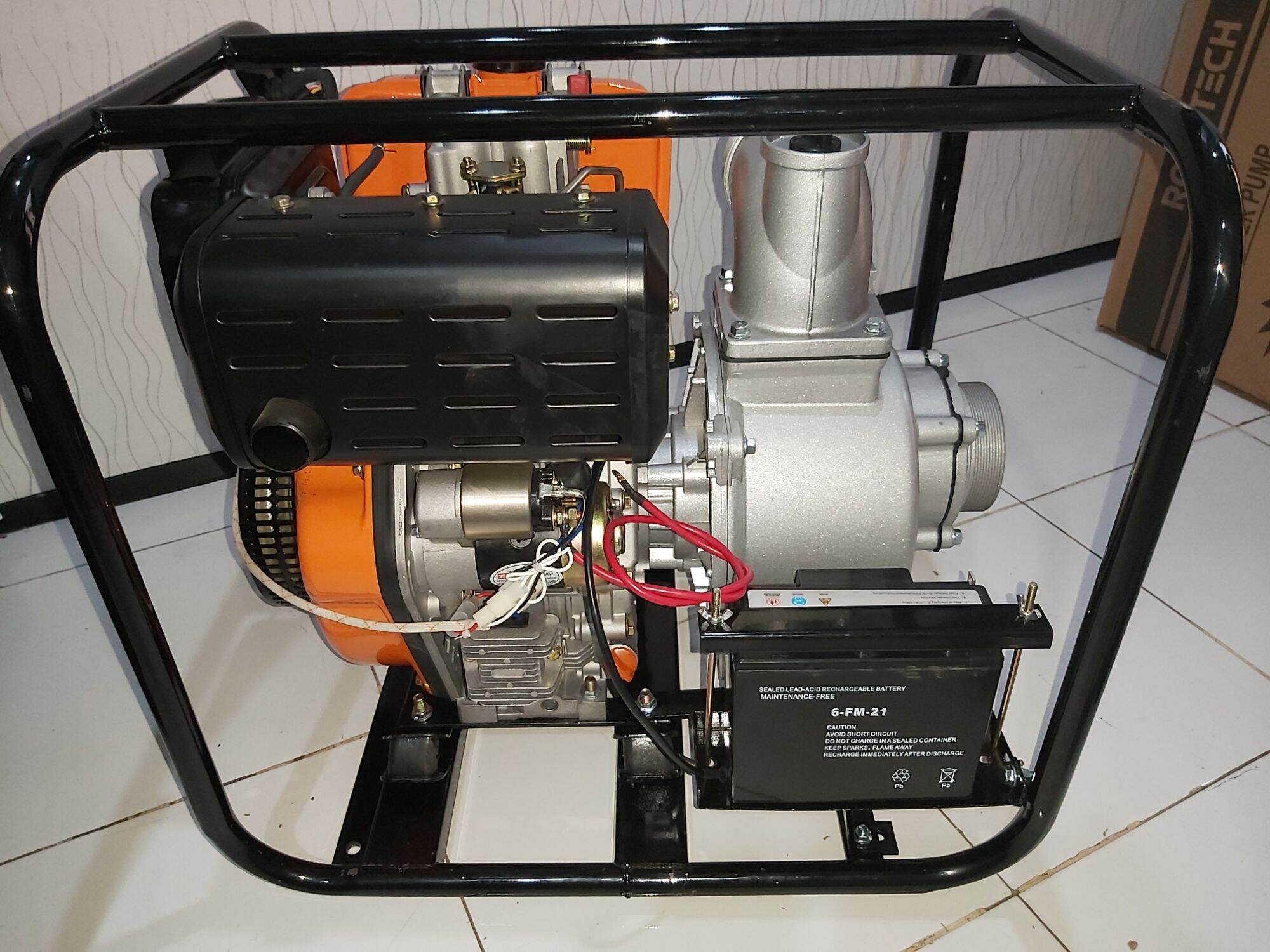 MESIN POMPA AIR 4INCH SOLAR STATER MERK ROBOTECH | Lazada Indonesia