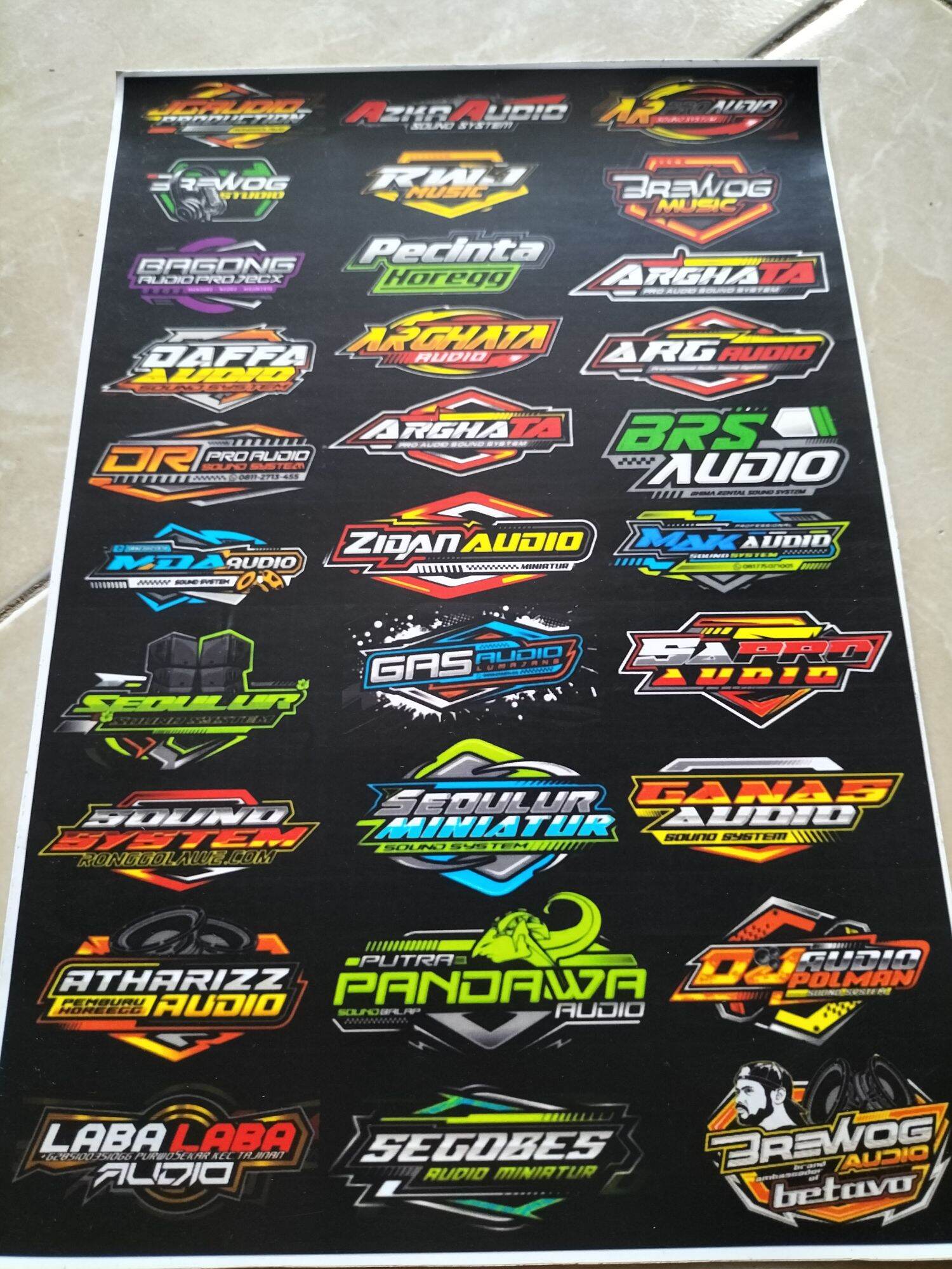 STIKER AUDIO | STIKER SOUND SYSTEM VINYL | STIKER AUDIO ANTI AIR ...
