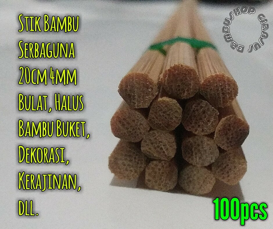 Stik Bambu Serbaguna | Bambu Buket Uang 20cm 100pcs | Lazada Indonesia