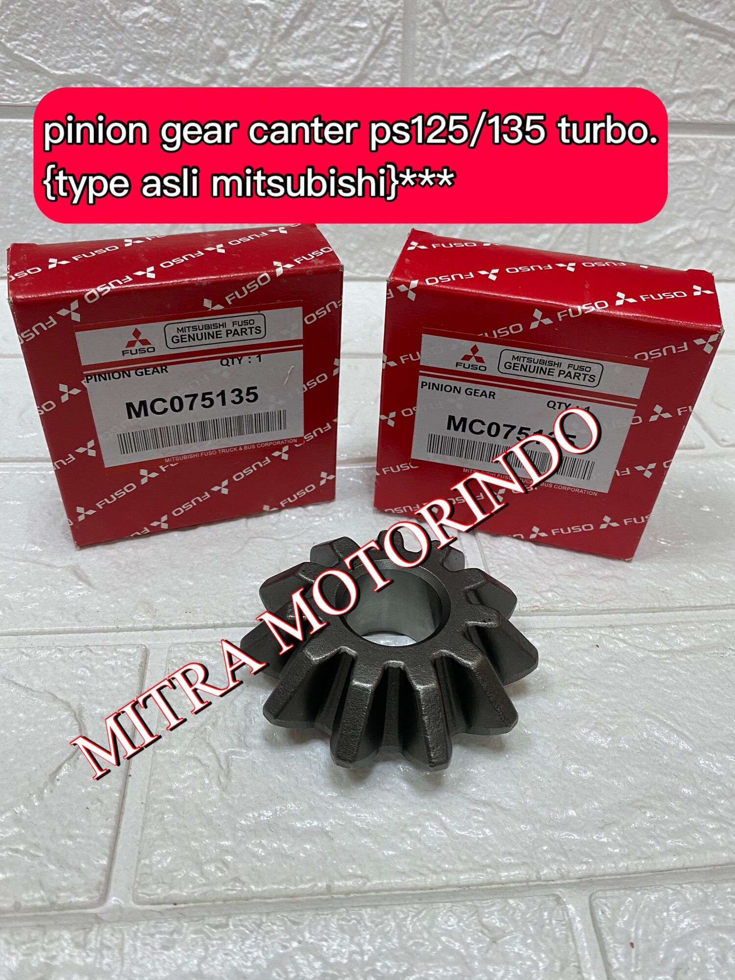 Gigi pinion gardan mitsubishi canter ps125 turbo/ps135 made in japan ...