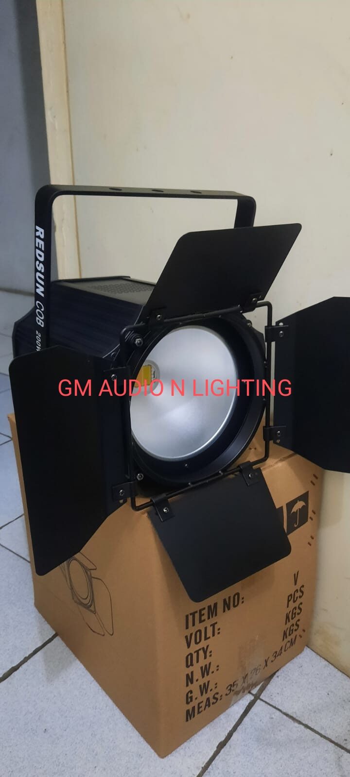 Fresnel COB 200w 2in1 White dan Warm white merk REDSUN | Lazada Indonesia