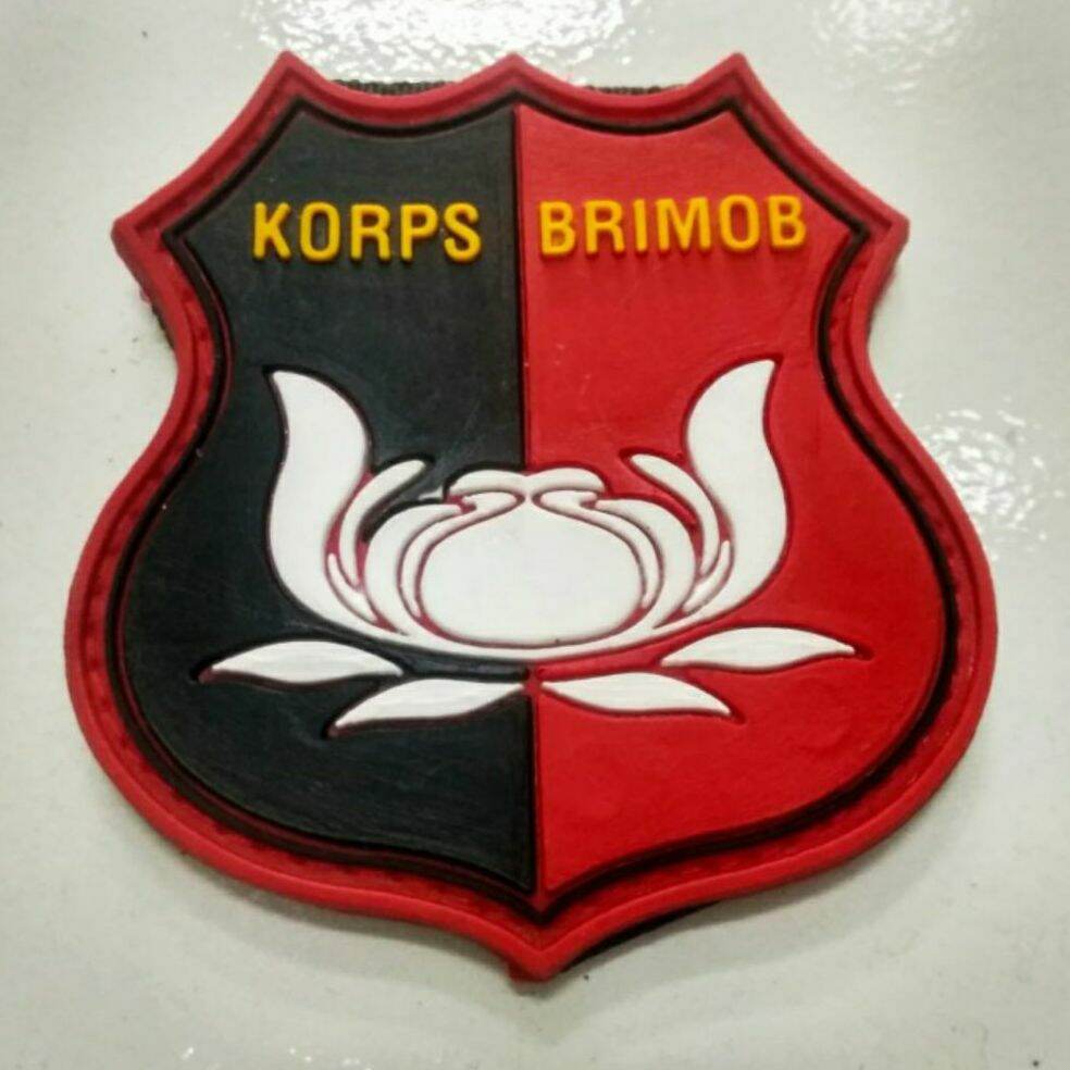 Patch Rubber Logo Korps Brimob | Lazada Indonesia