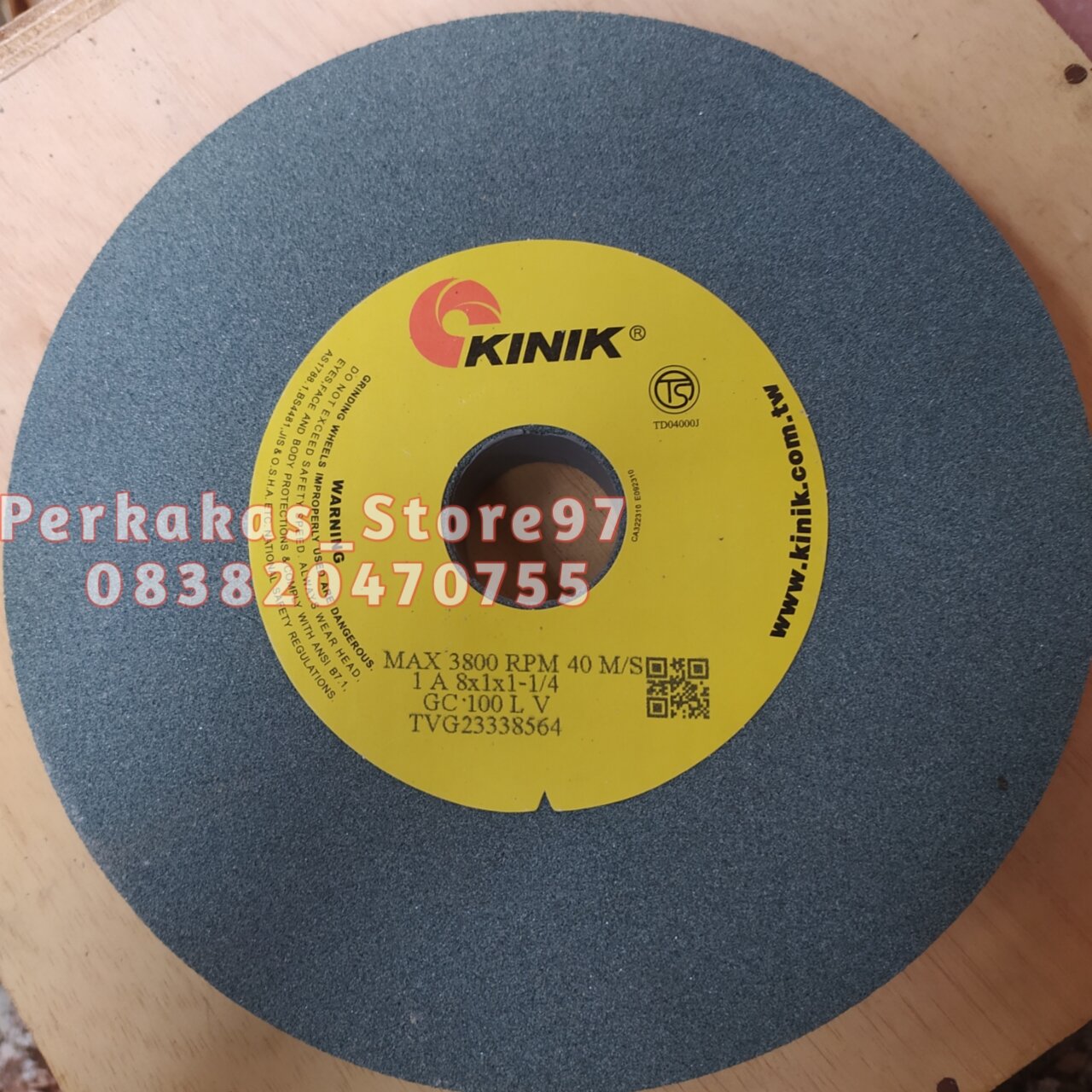 KINIK Batu gerinda 1 A 8 x 3/4 x 1-1/4 Mata Grinda Grinding Wheel GC ...