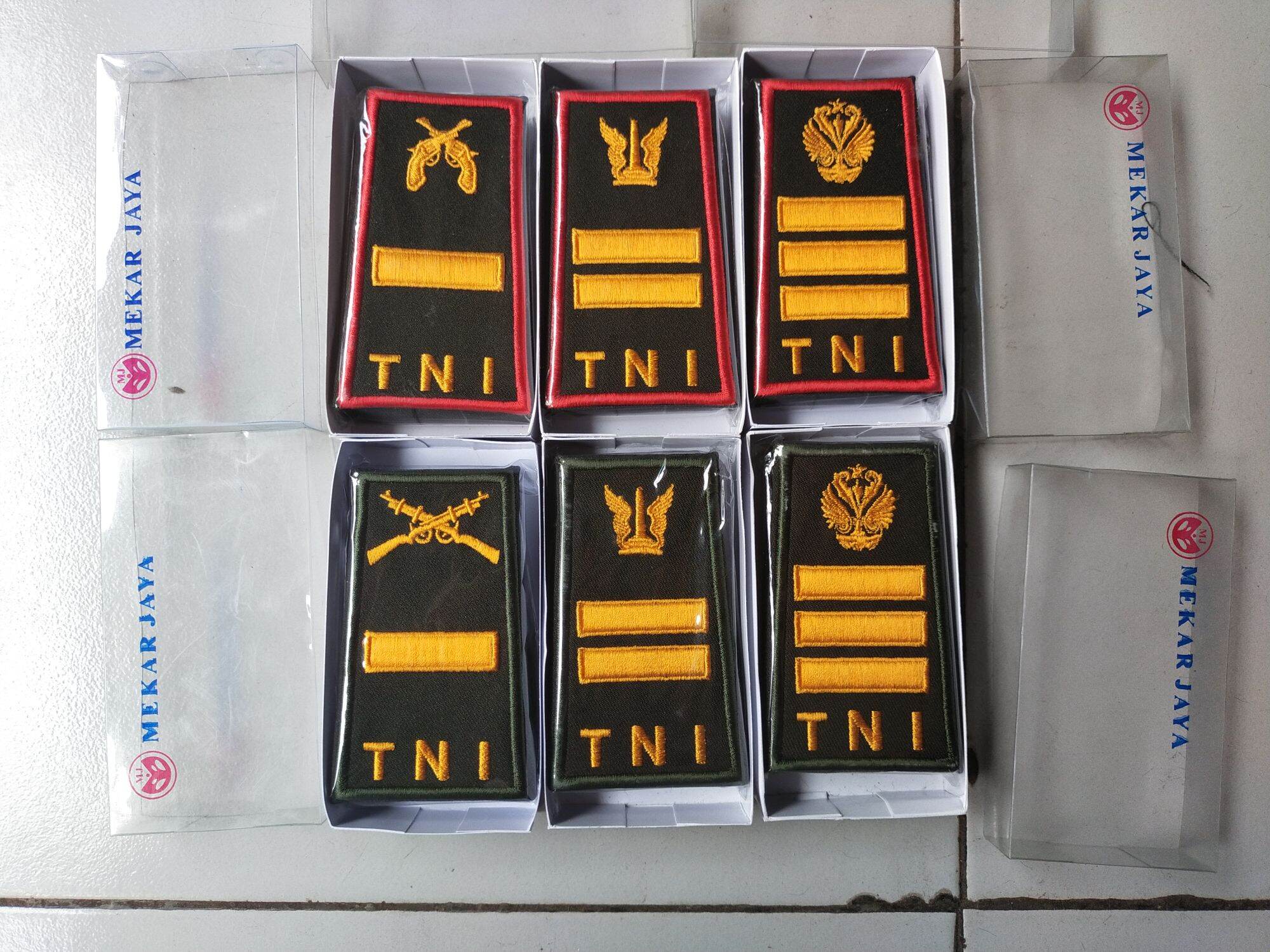 PANGKAT TNI PDH PDU, LETDA, LETTU, KAPTEN | Lazada Indonesia