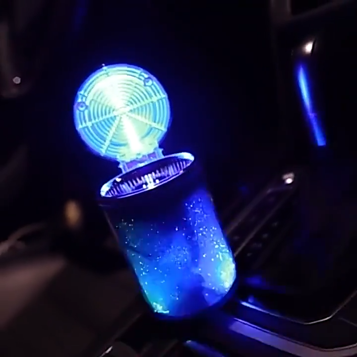 Asbak Mobil LED Warna-Warni Portabel dengan Lensa Wind Seal | Lazada ...