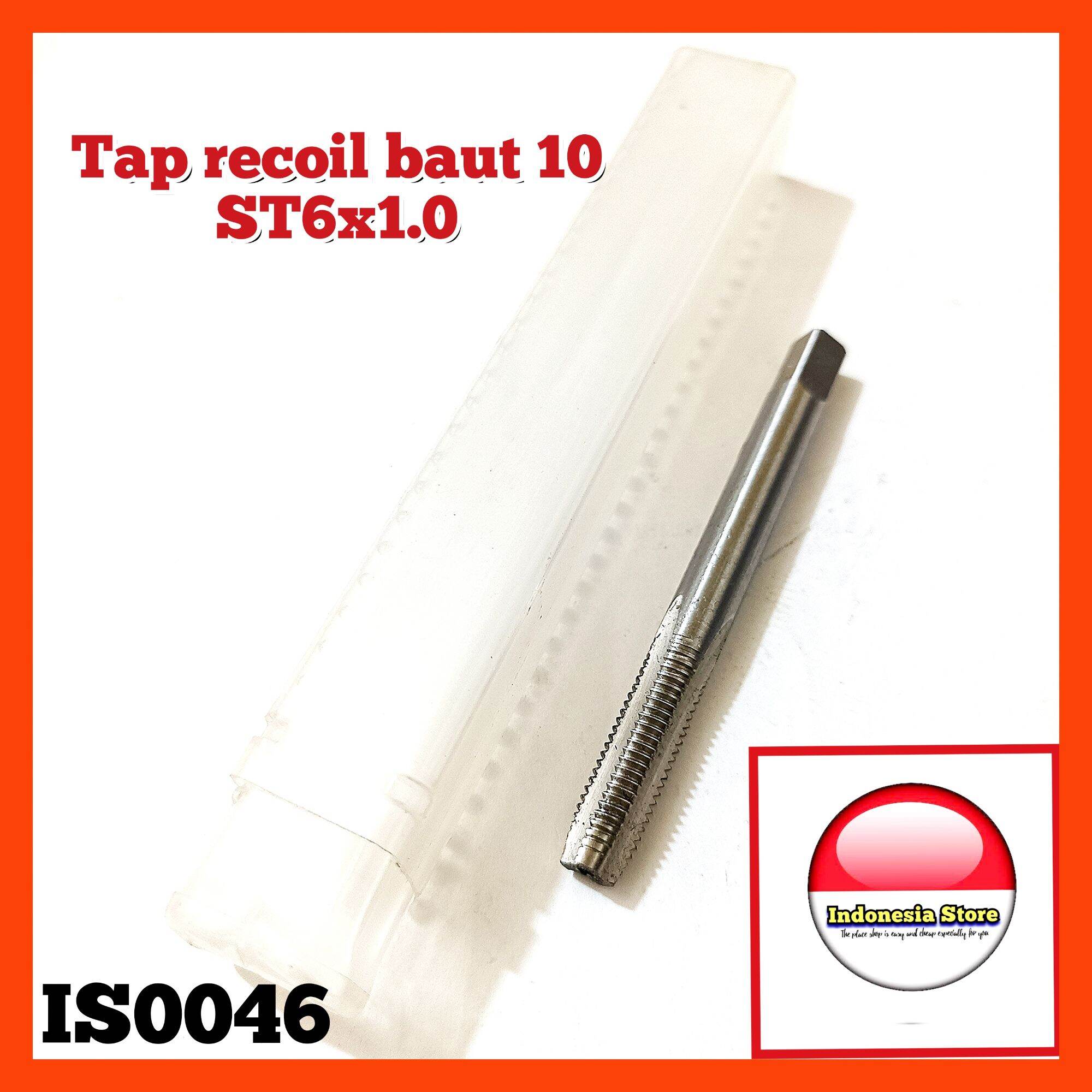 Tap recoil m6x1.0 tap recoil baut 10 tap ST6x1.0 | Lazada Indonesia