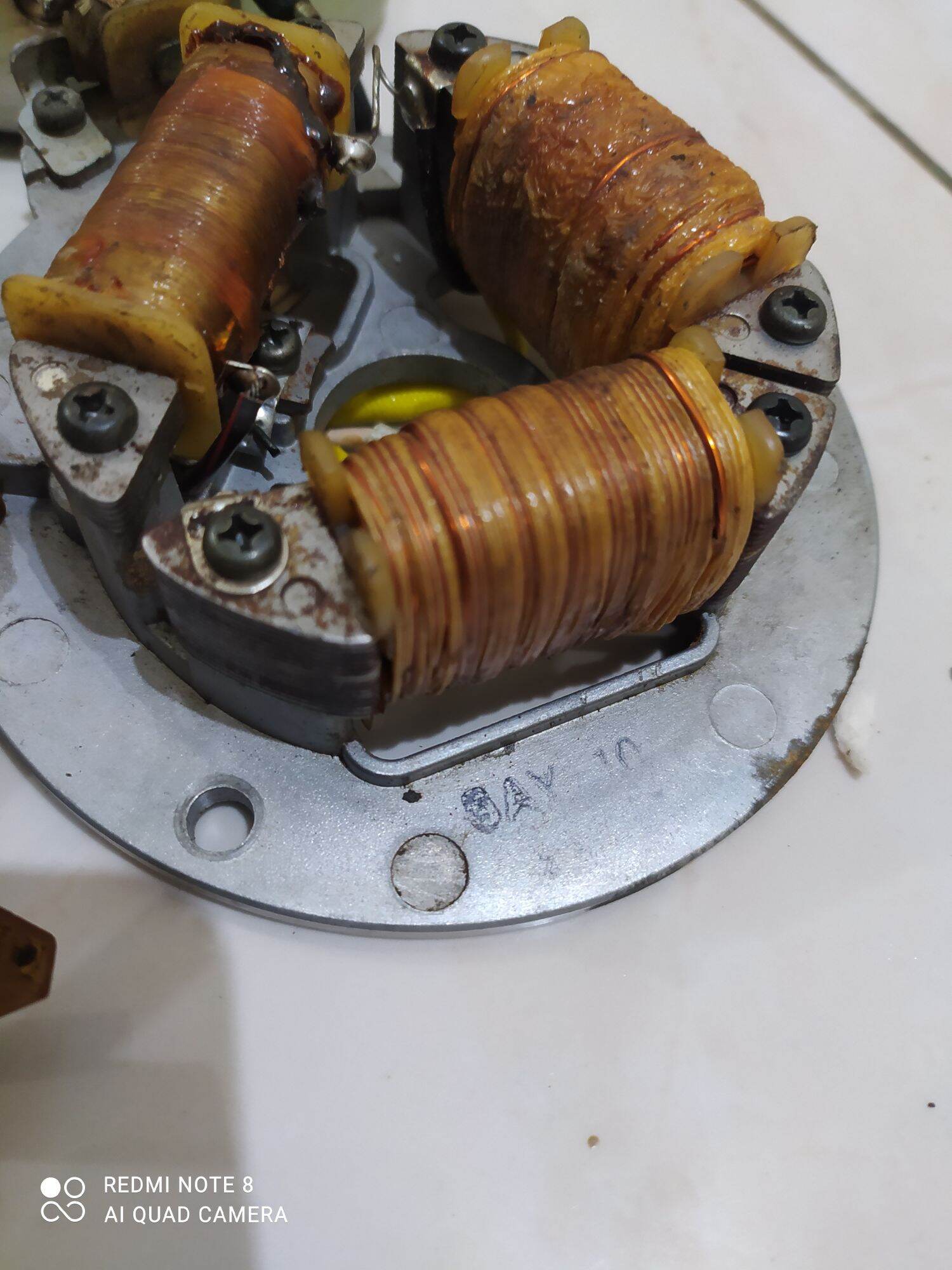 SPUL SPOL SEPUL ORIGINAL BEKAS LEPASAN MOTOR ALVA SIGMA CHAM V100 Y100 ...