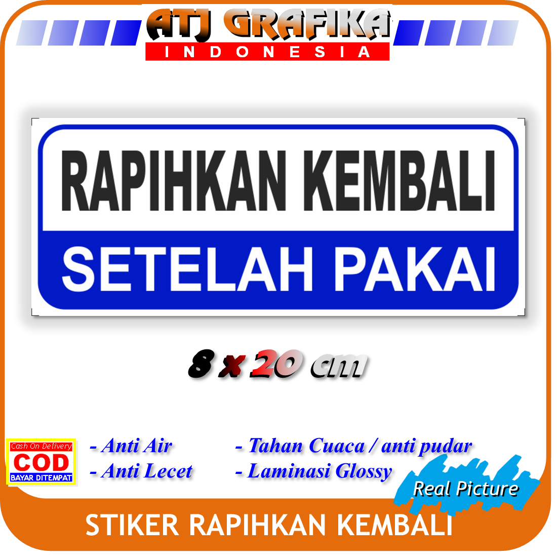 stiker new rapihkan kembali setelah pakai sticker barang rapih rak ... stiker new rapihkan kembali setelah pakai sticker barang rapih rak ...
